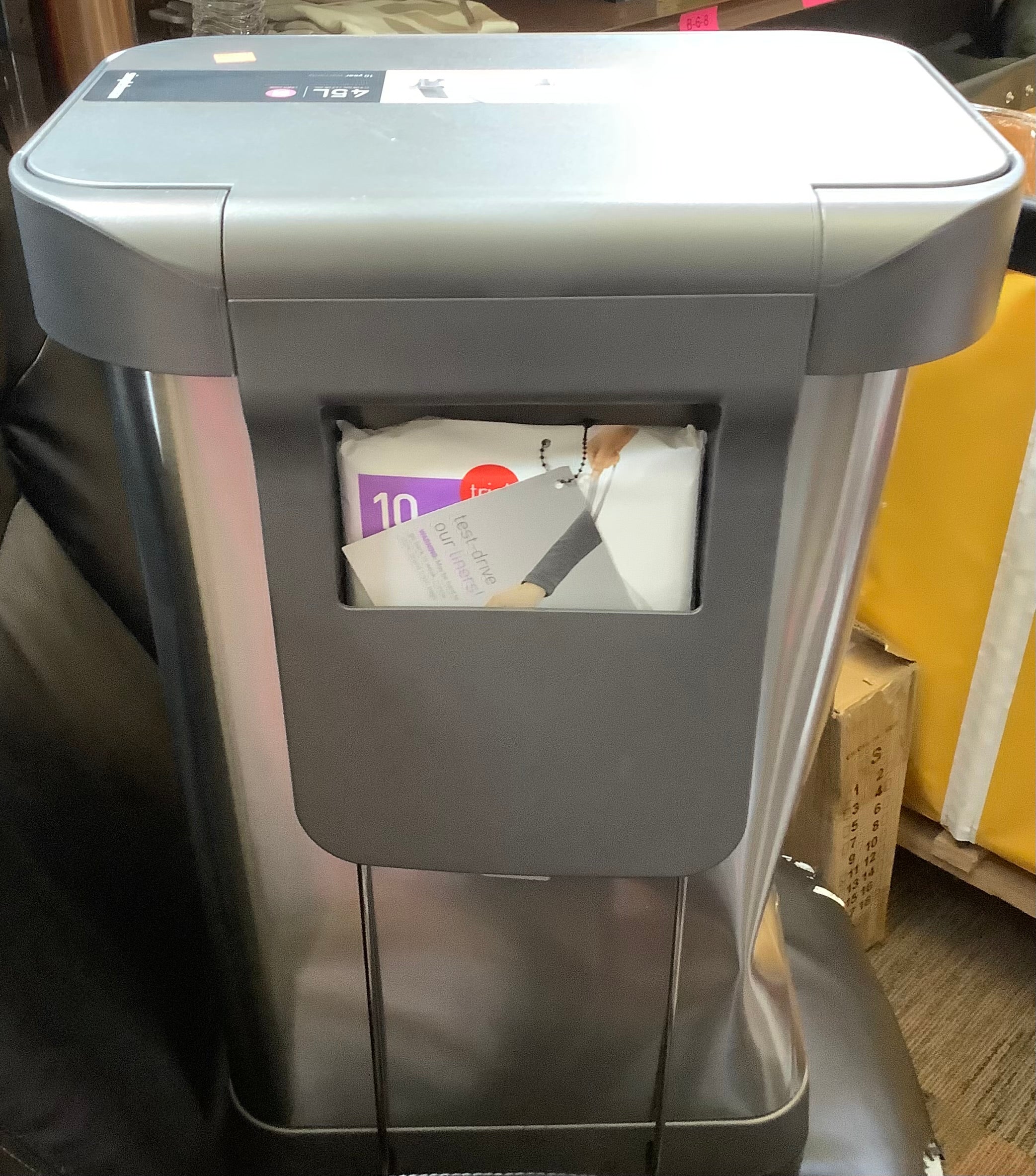 THRIFTY 70-simplehuman 45L Kitchen Step Trash Can with Liner Pocket St – Discount 70 Online