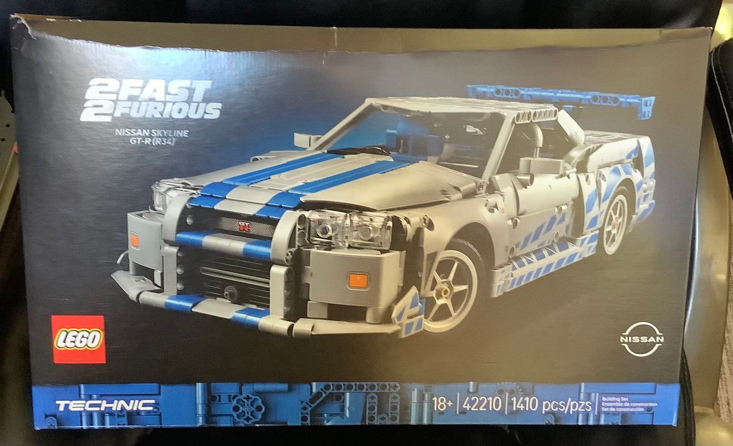 LEGO Technic 2 Fast 2 Furious Nissan Skyline GT-R R34 Car 42210 ...