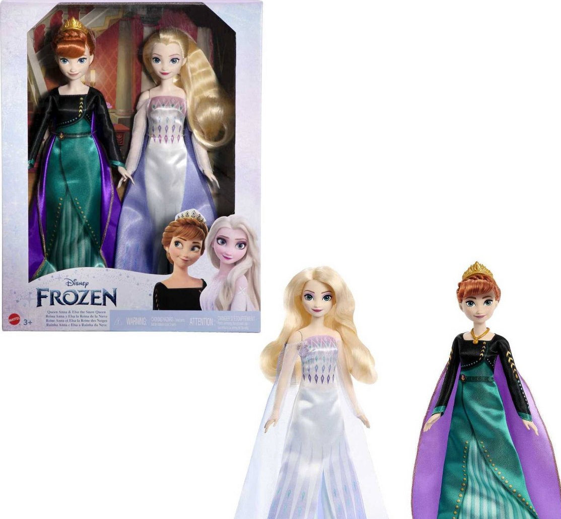 Disney Frozen Queen Anna & Elsa the Snow Queen Fashion Doll 2pk ...