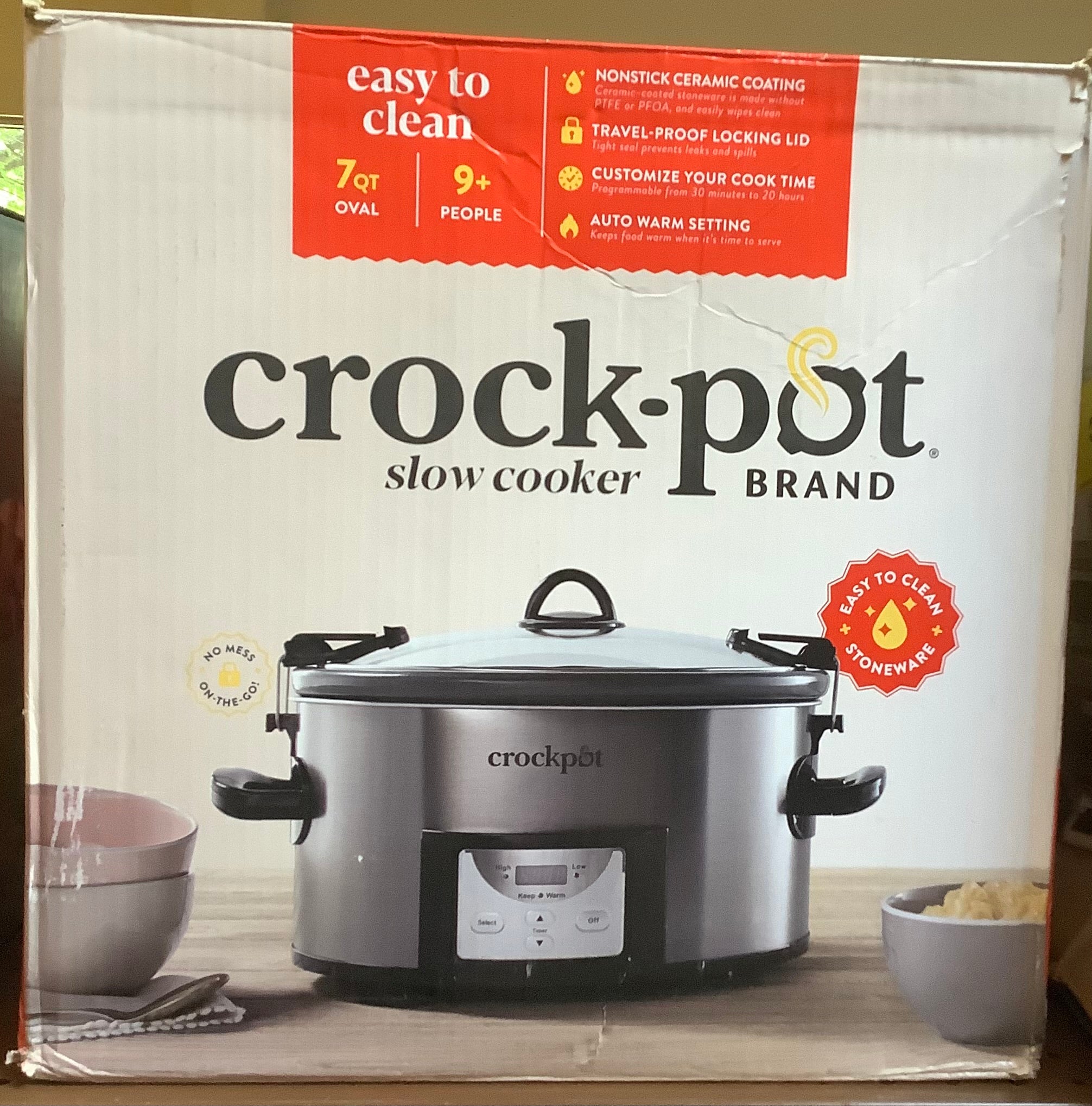 THRIFTY 70-Crock-Pot 7qt Cook & Carry Programmable Easy-Clean Slow Coo ...