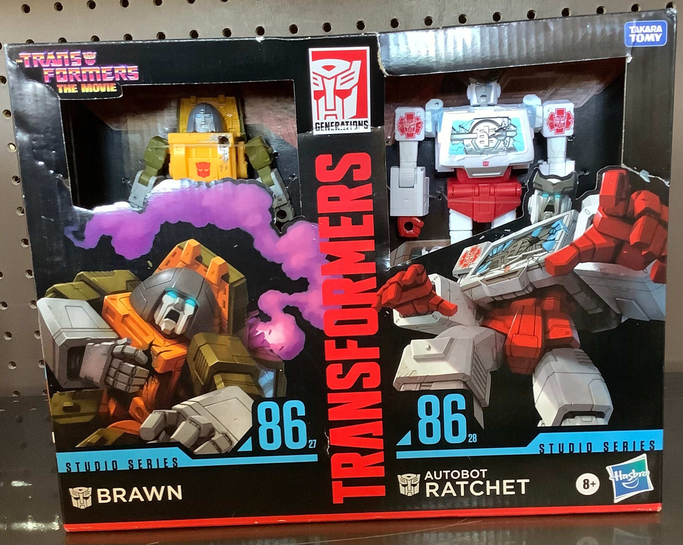 Transformers Movie Studio Series Brawn and Autobot Ratchet Action Figu ...