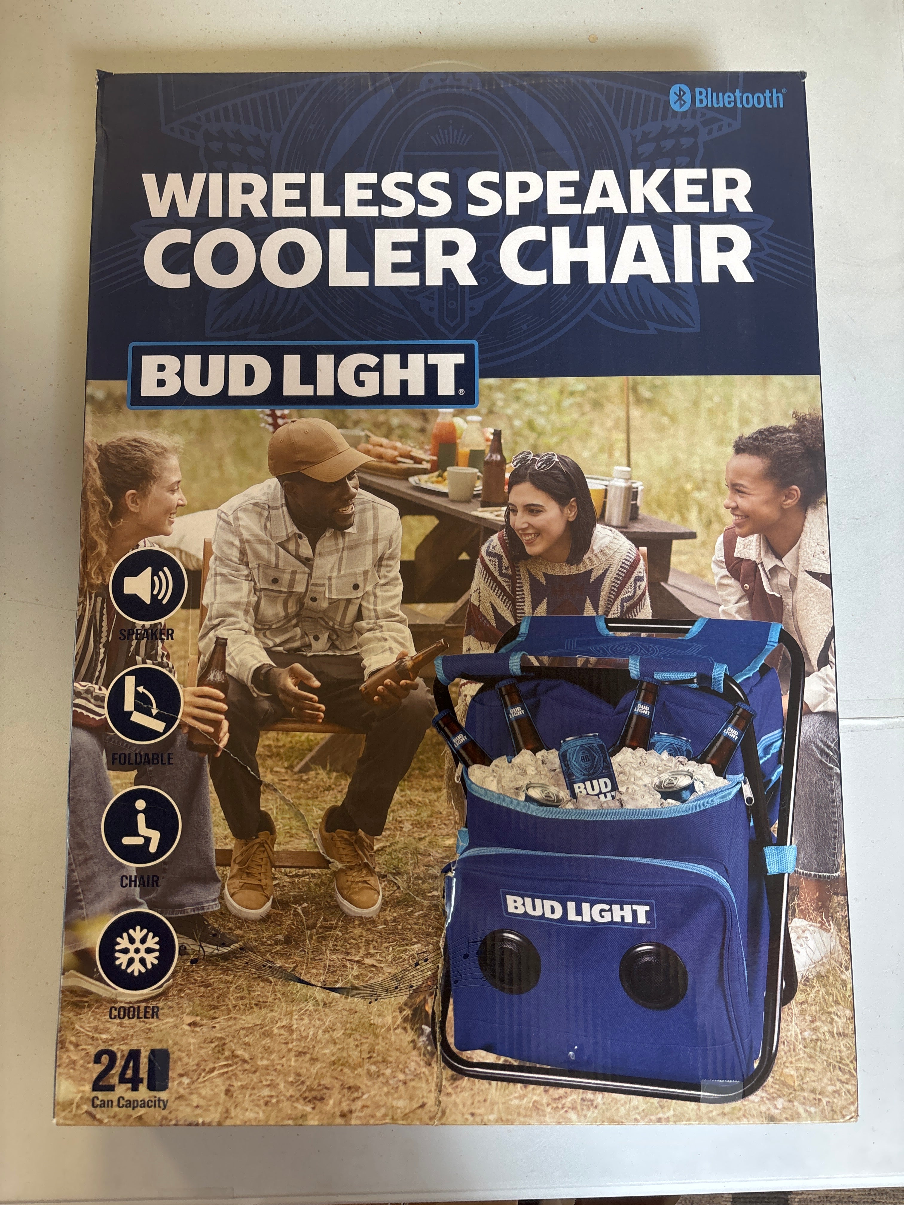 Bud Light Folding Chair CoolerSpeaker Combo – Discount 70 Online