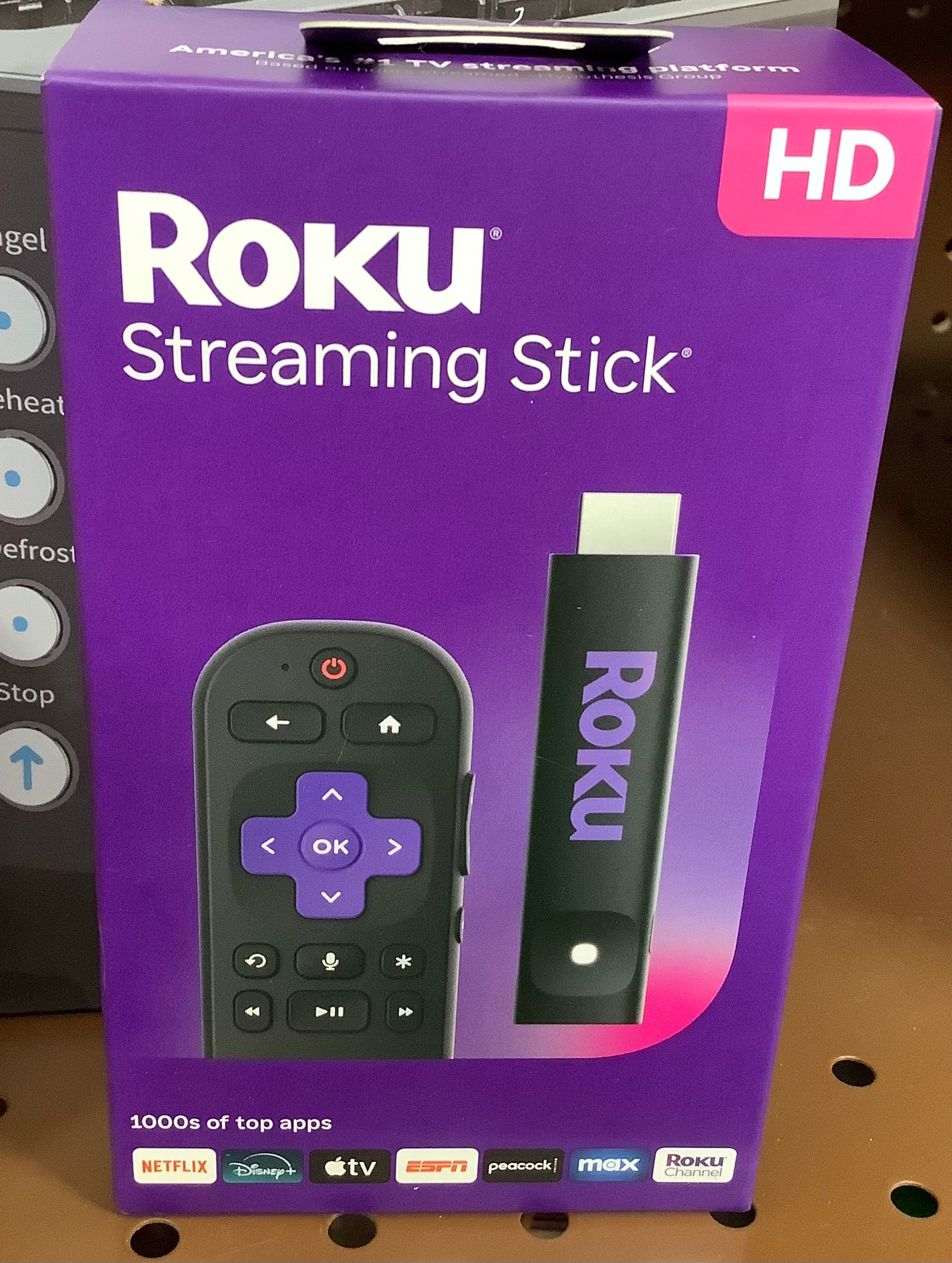 Roku Streaming Stick 2025 HD Roku Streaming Device with Voice Remote ...