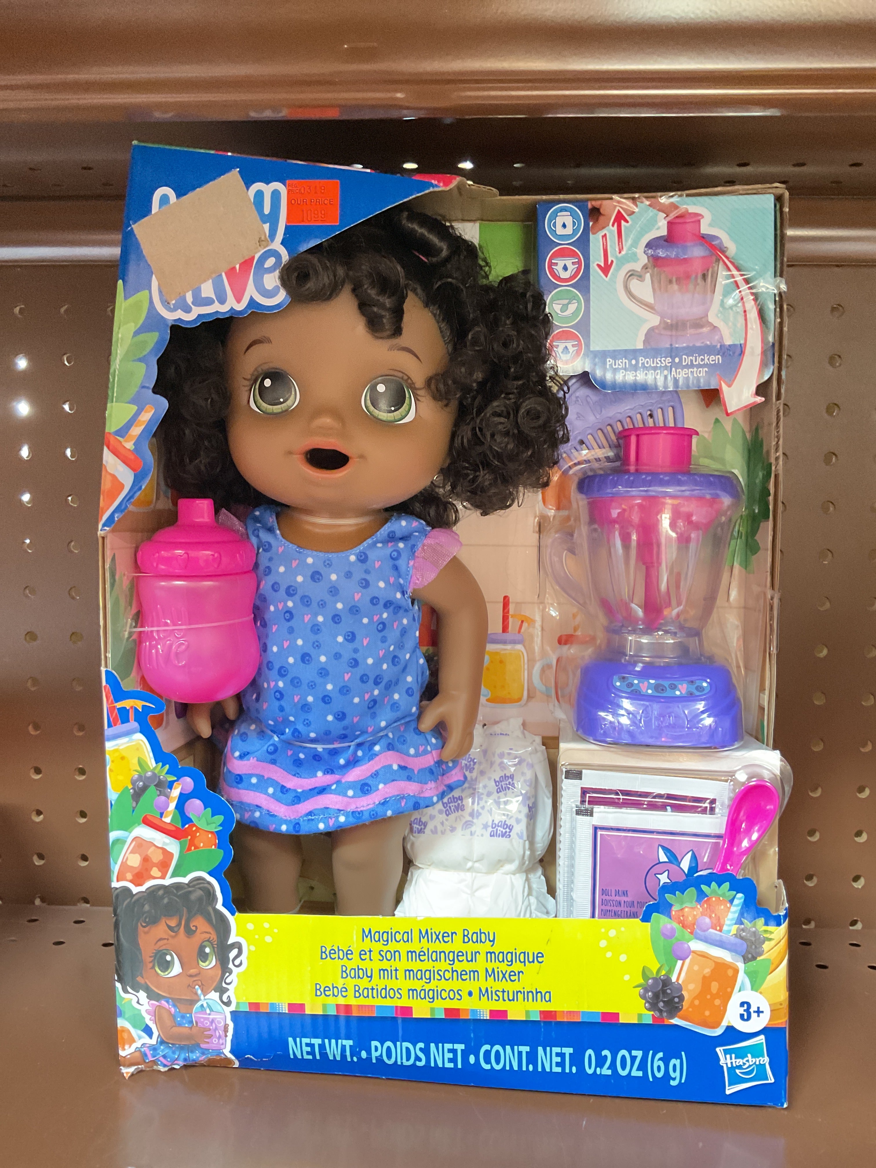 Baby Alive Magical Mixer Baby Doll - Blueberry Blast – Discount 70 Online