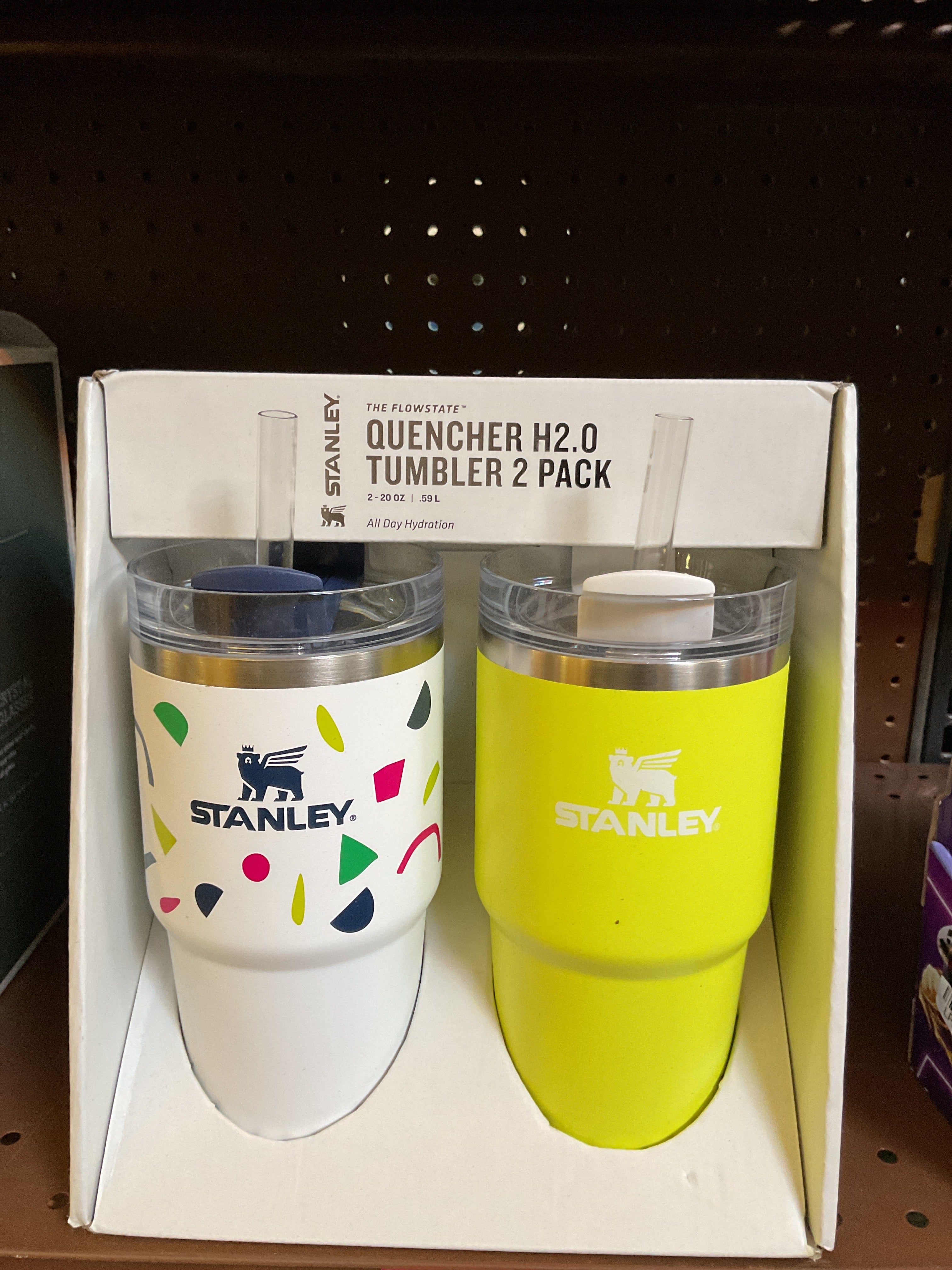 Stanley 2pk 20oz Stainless Steel H2.0 Quencher Tumblers- Limited Editi ...