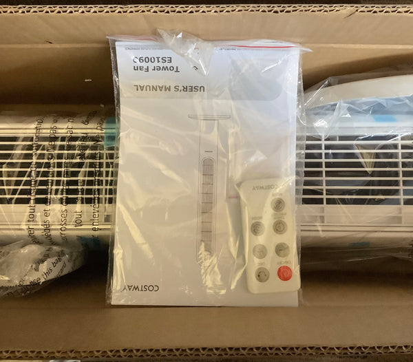 Costway 42" Tower Fan Smart Display Panel 12H Timer 80 Degree Oscillat ...