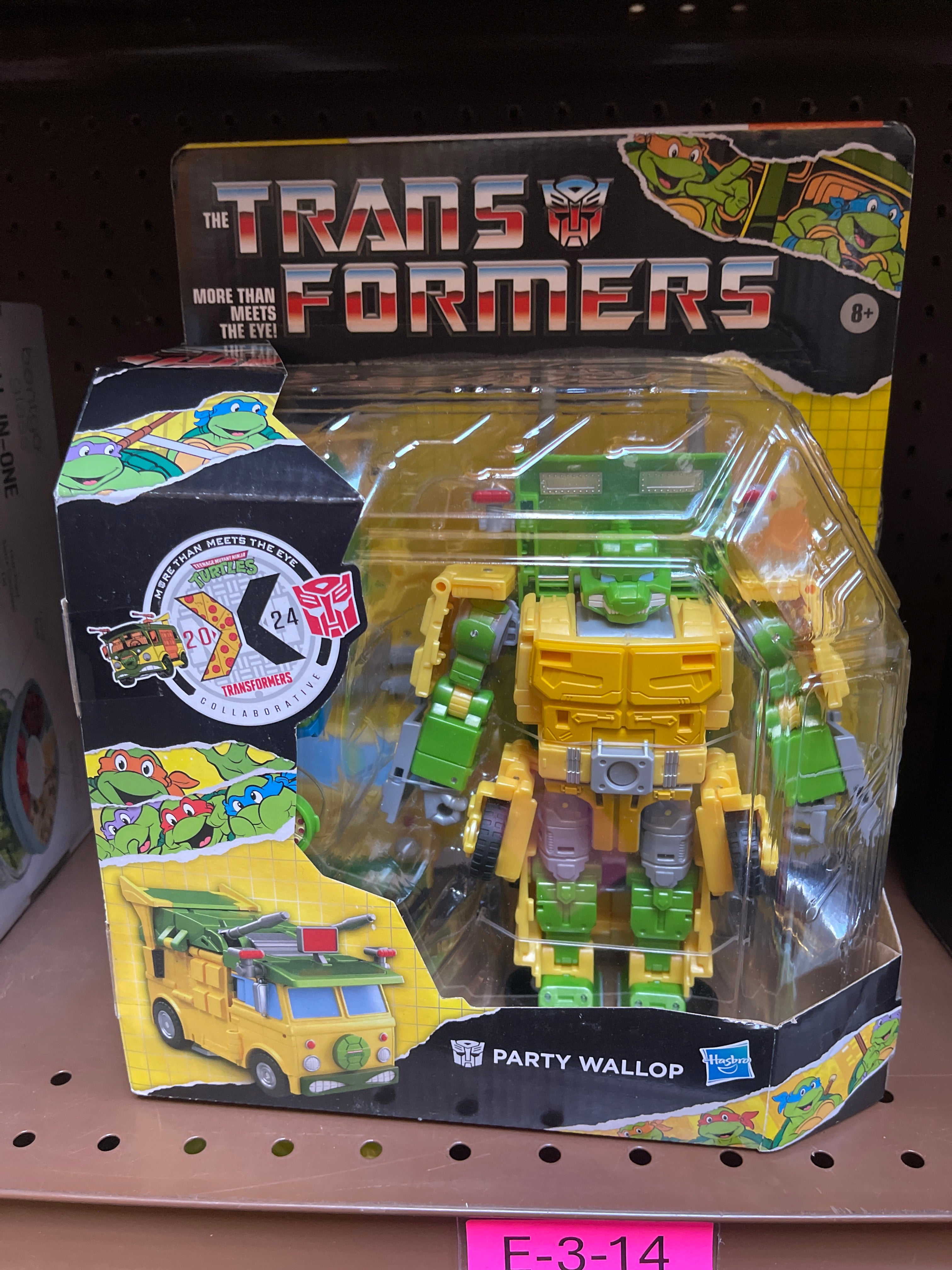 Transformers x Teenage Mutant Ninja Turtles Party Wallop Mash-Up Pack ...