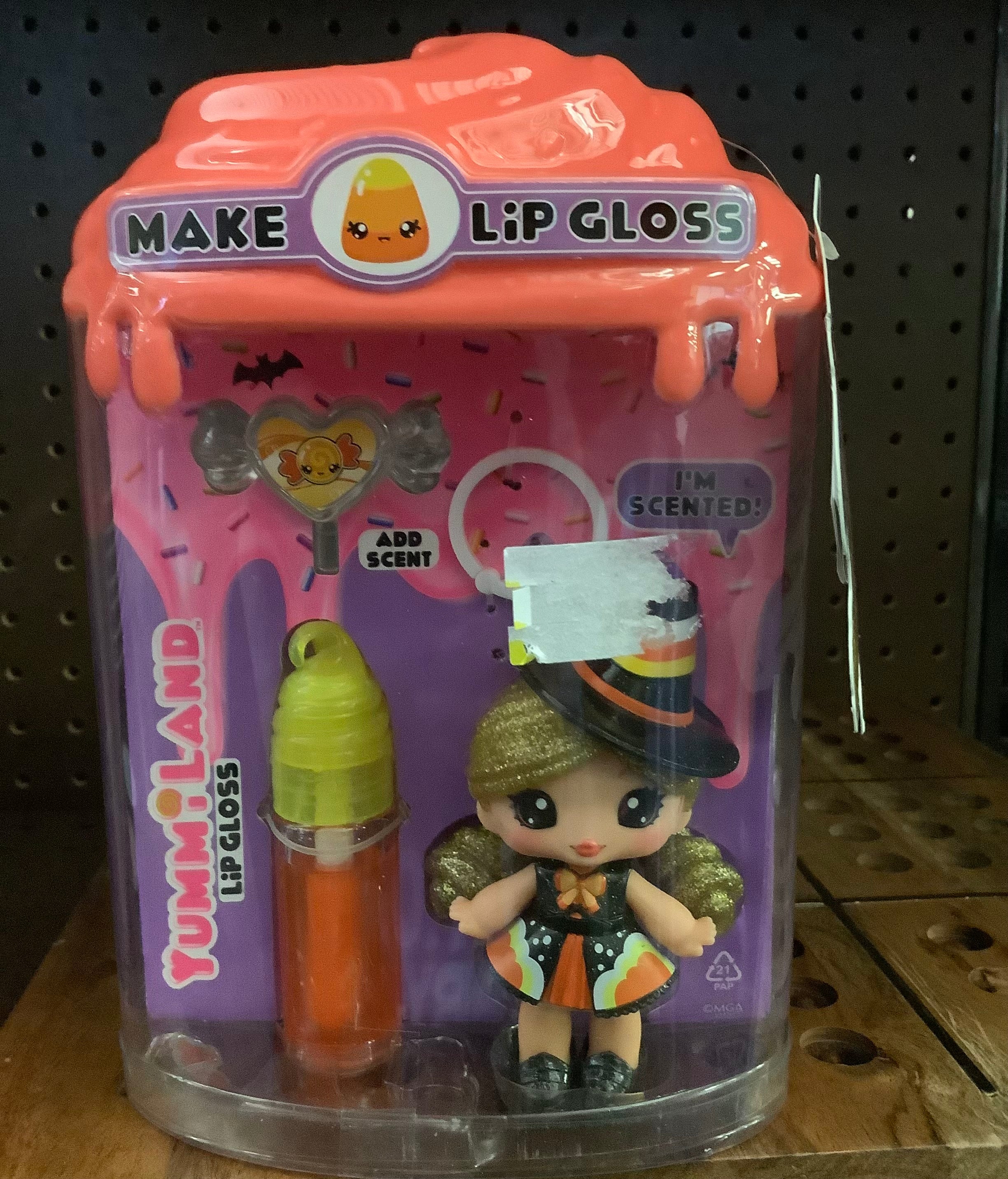 Yummiland x Halloween Lip Gloss Doll - Cassie Treats Includes DIY Lip ...