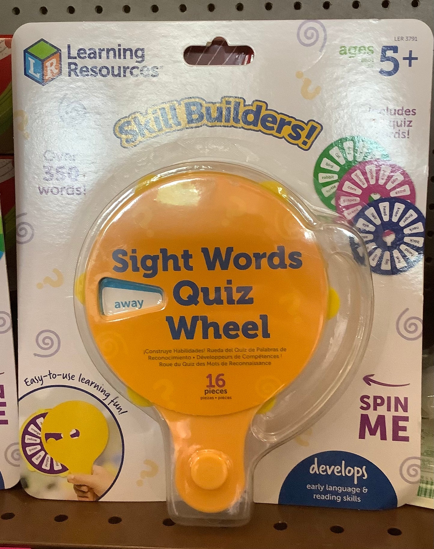 Learning Resources Spin And Learn Wheels Sight Words, Teacher Supplies ...