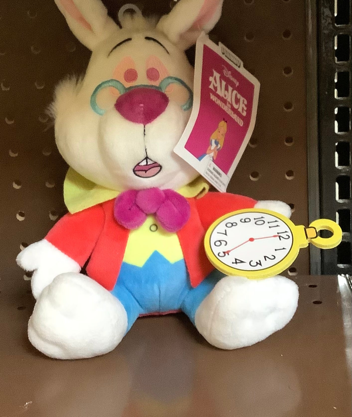 DISNEY ALICE IN WONDERLAND WHITE RABBIT 8" PHUNNY PLUSH BY KIDROBOT ...
