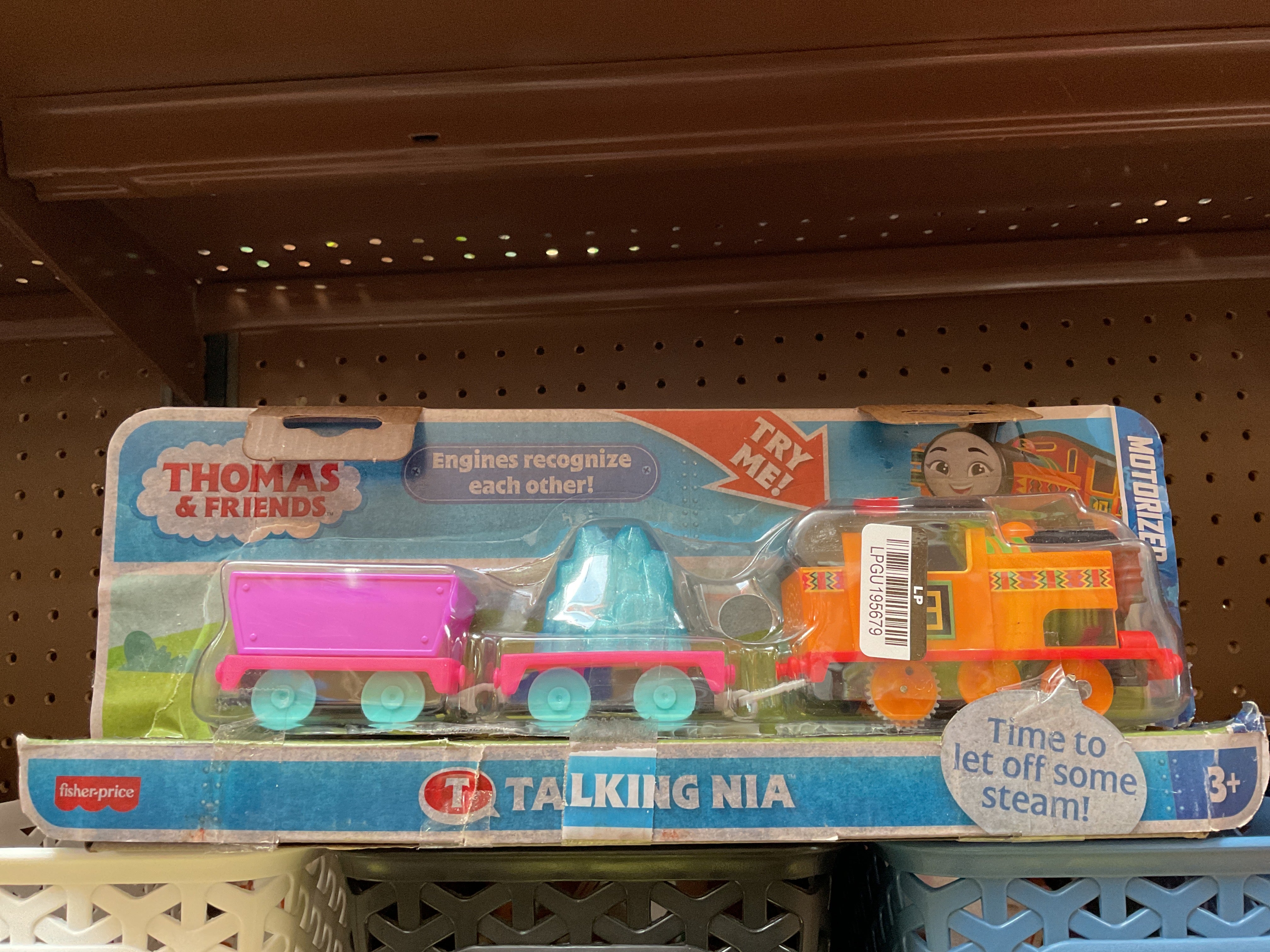 Thomas & Friends Talking Nia Toy Train, Motorized Engine with Phrases ...