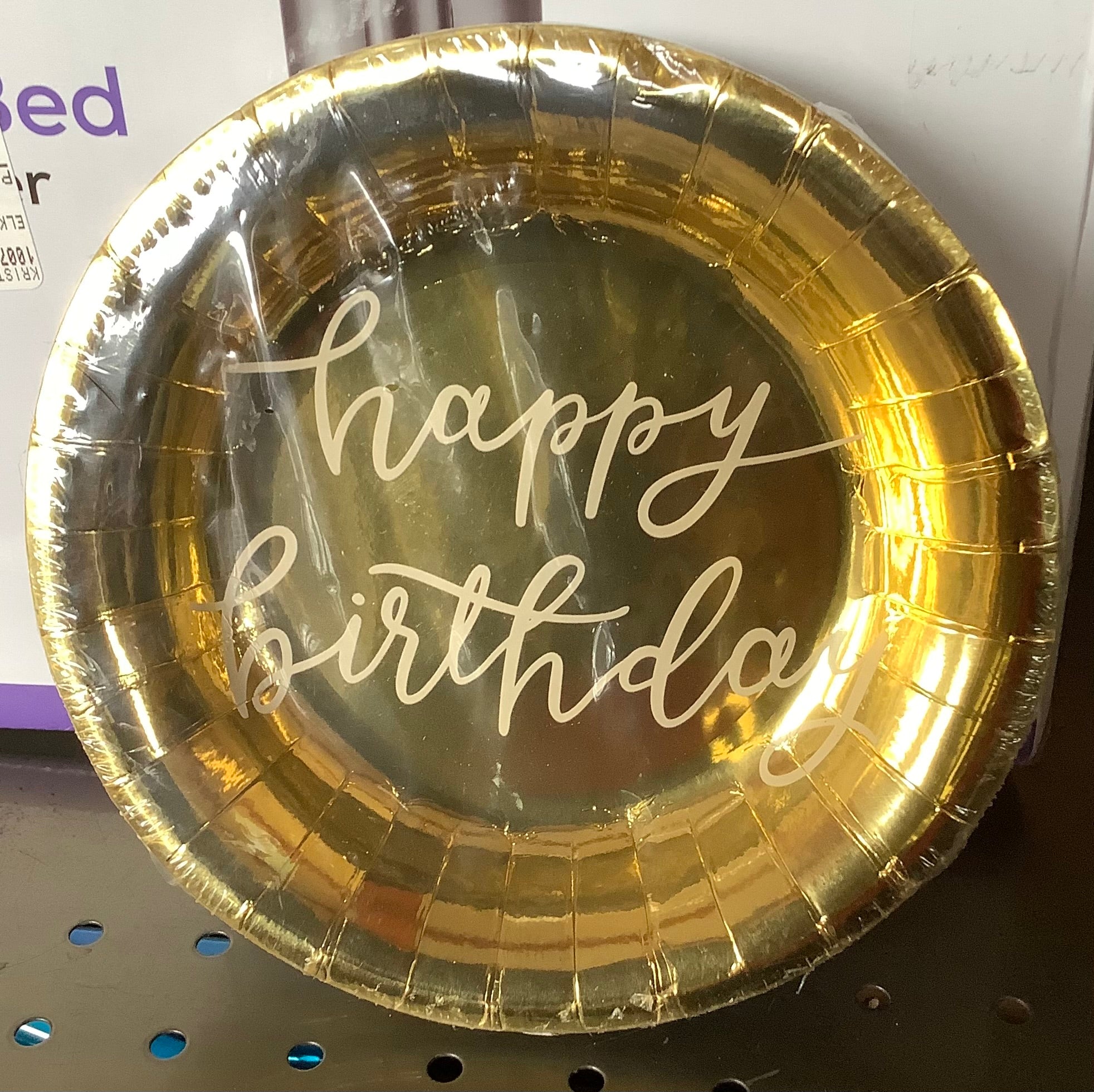 20ct Gold Metallic Happy Birthday Snack Plates – Discount 70 Online