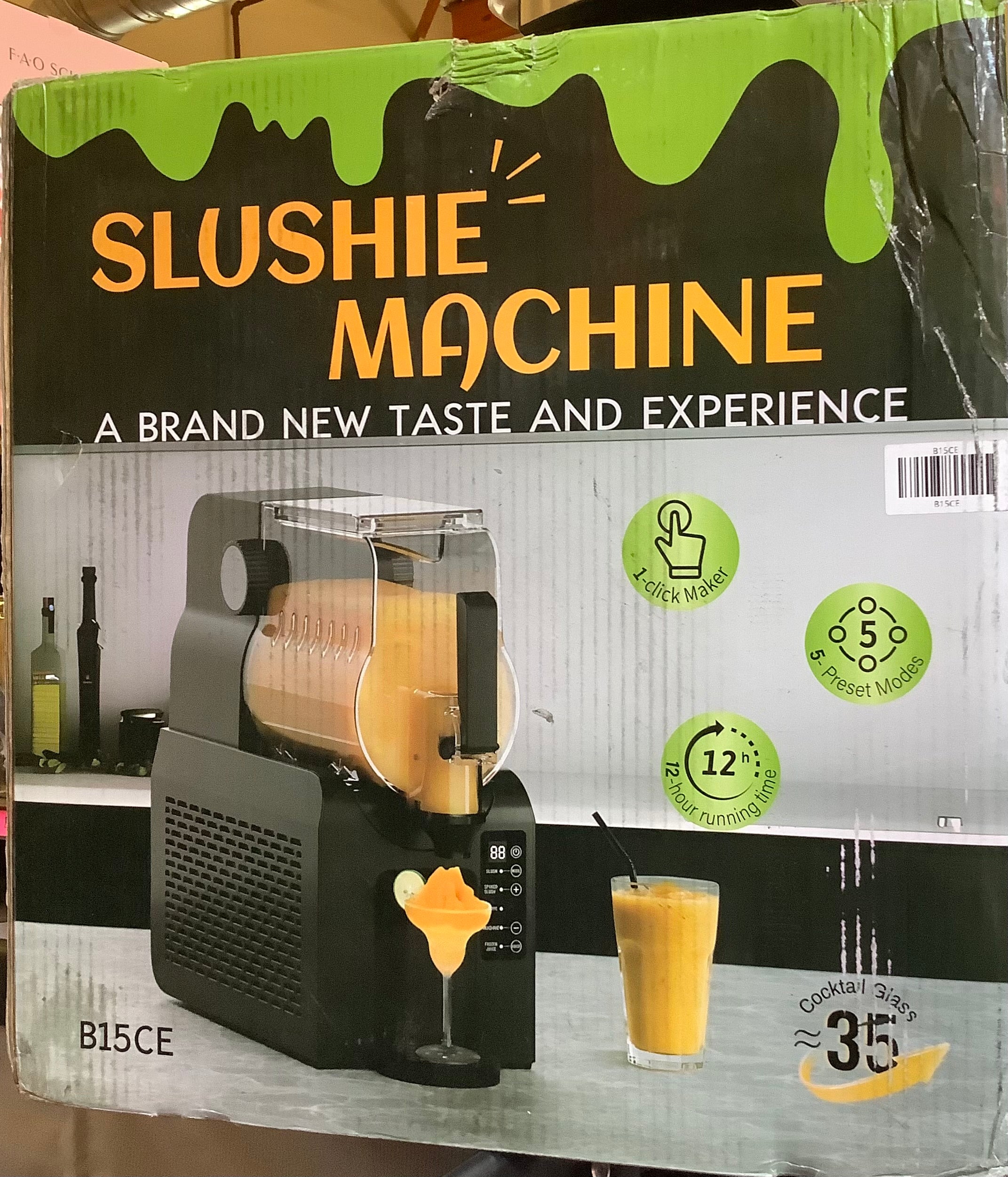 Slushy Machine, 88 oz. Slushy Maker Machine for Home, No Ice Needed, S ...