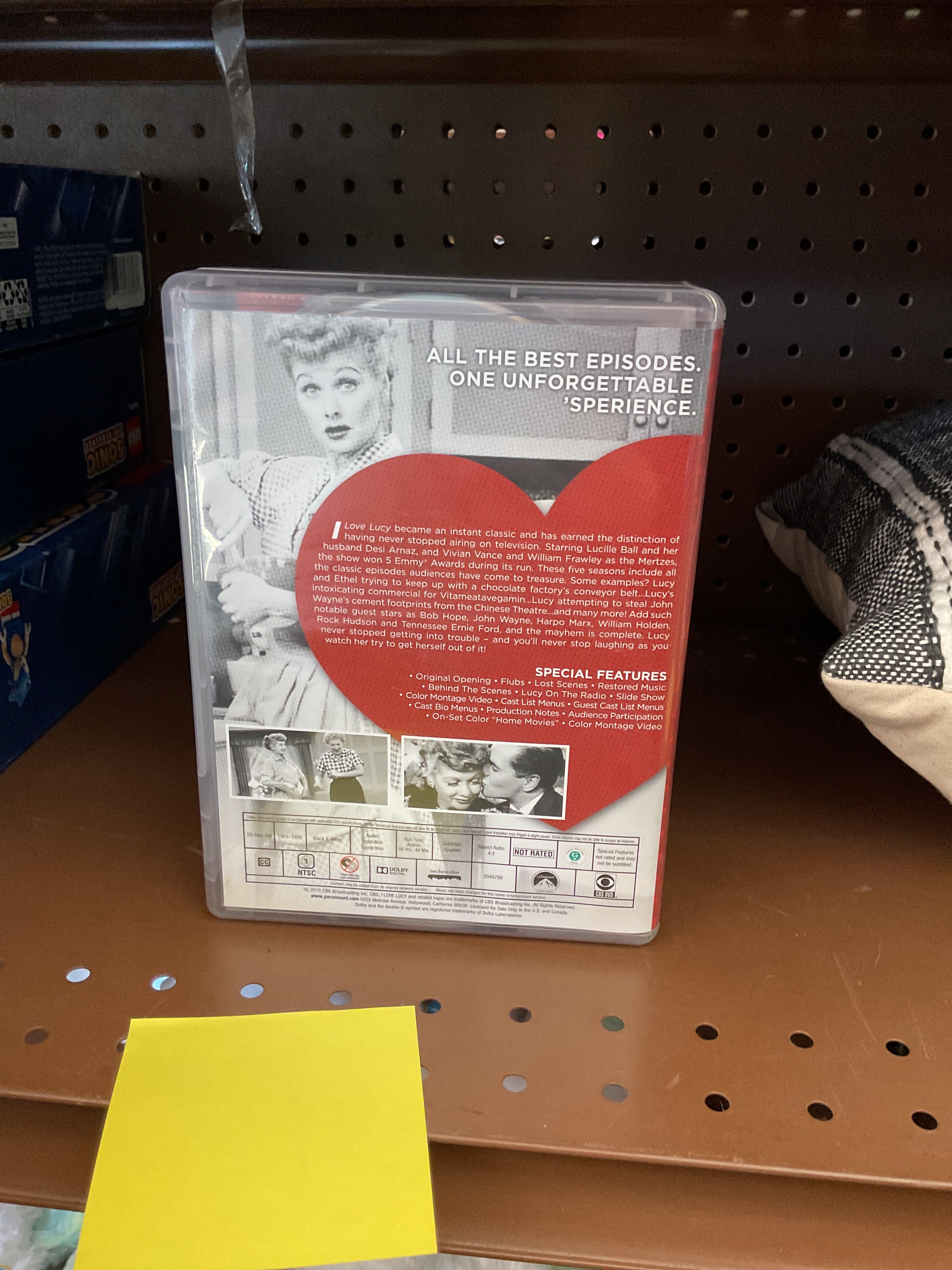 I Love Lucy Box Set Seasons 1-5 Dvd 25 Discs Black And White – Discount ...