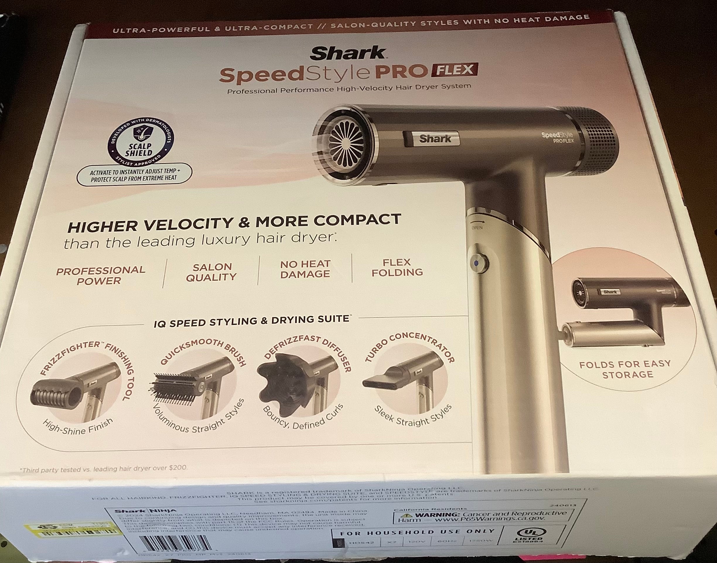 Shark SpeedStyle pro Flex Professional Performance High -Velocity For ...