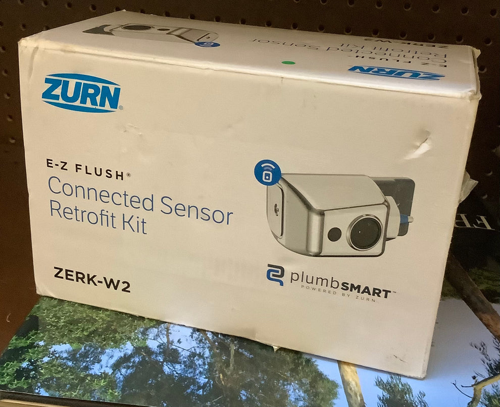 E-Z Flush Connected, Sensor Battery Retrofit Kit with Metal Cover in C ...