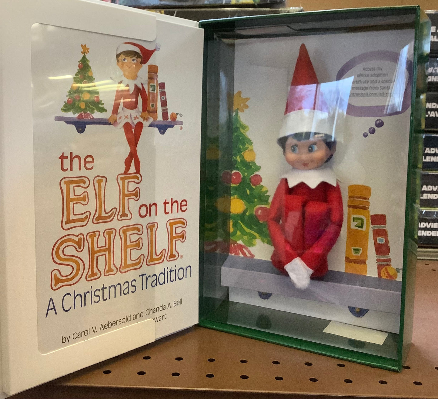 Elf on the Shelf Box Set Girl Scout Elf with Blue Eyes with Storybook ...