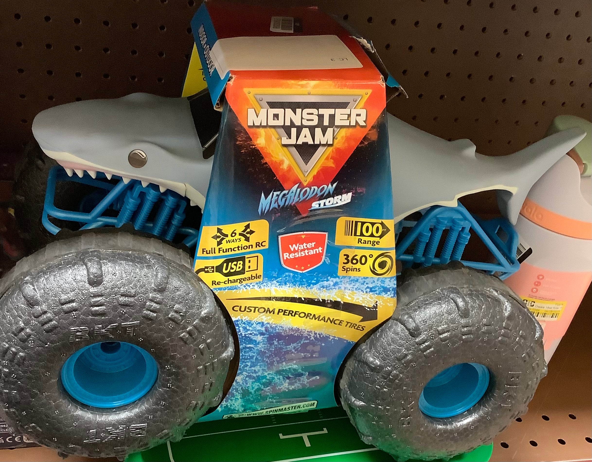Monster Jam Official Megalodon Storm All-Terrain Remote Control Monste ...