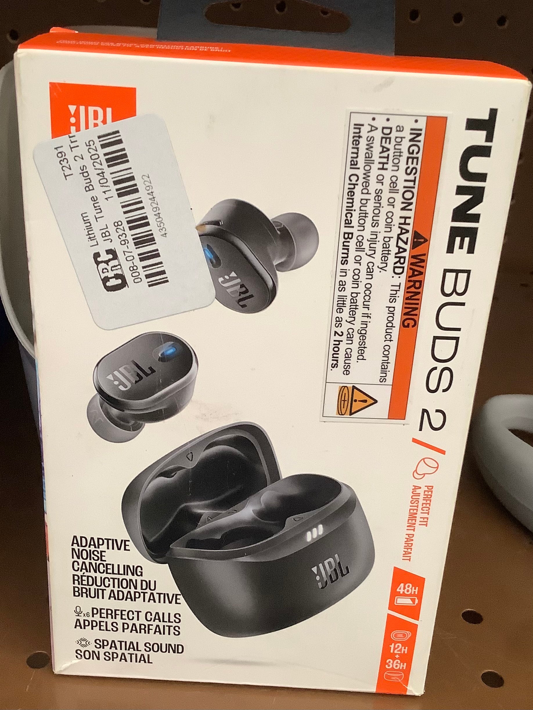JBL Tune Buds 2 True Wireless Noise Cancelling Earbuds - Black ...
