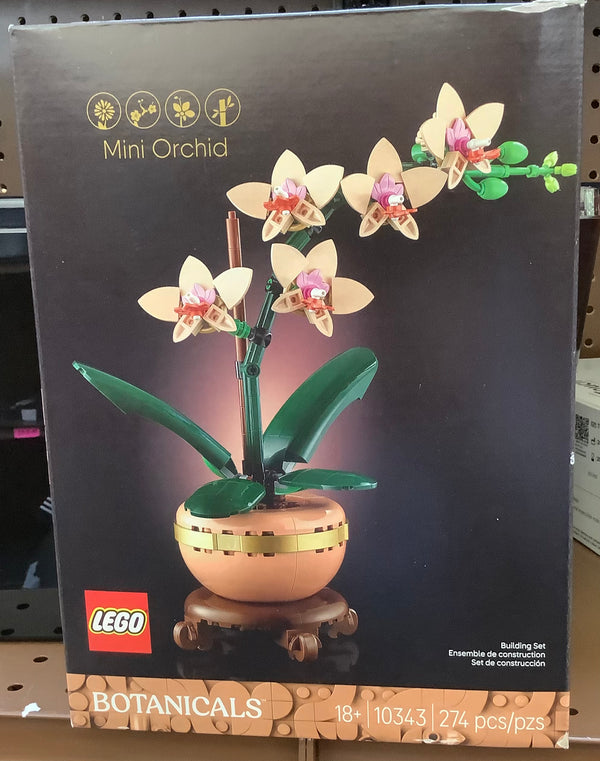 LEGO Botanicals Mini Orchid Building Set for Adults, Decor for Home or ...