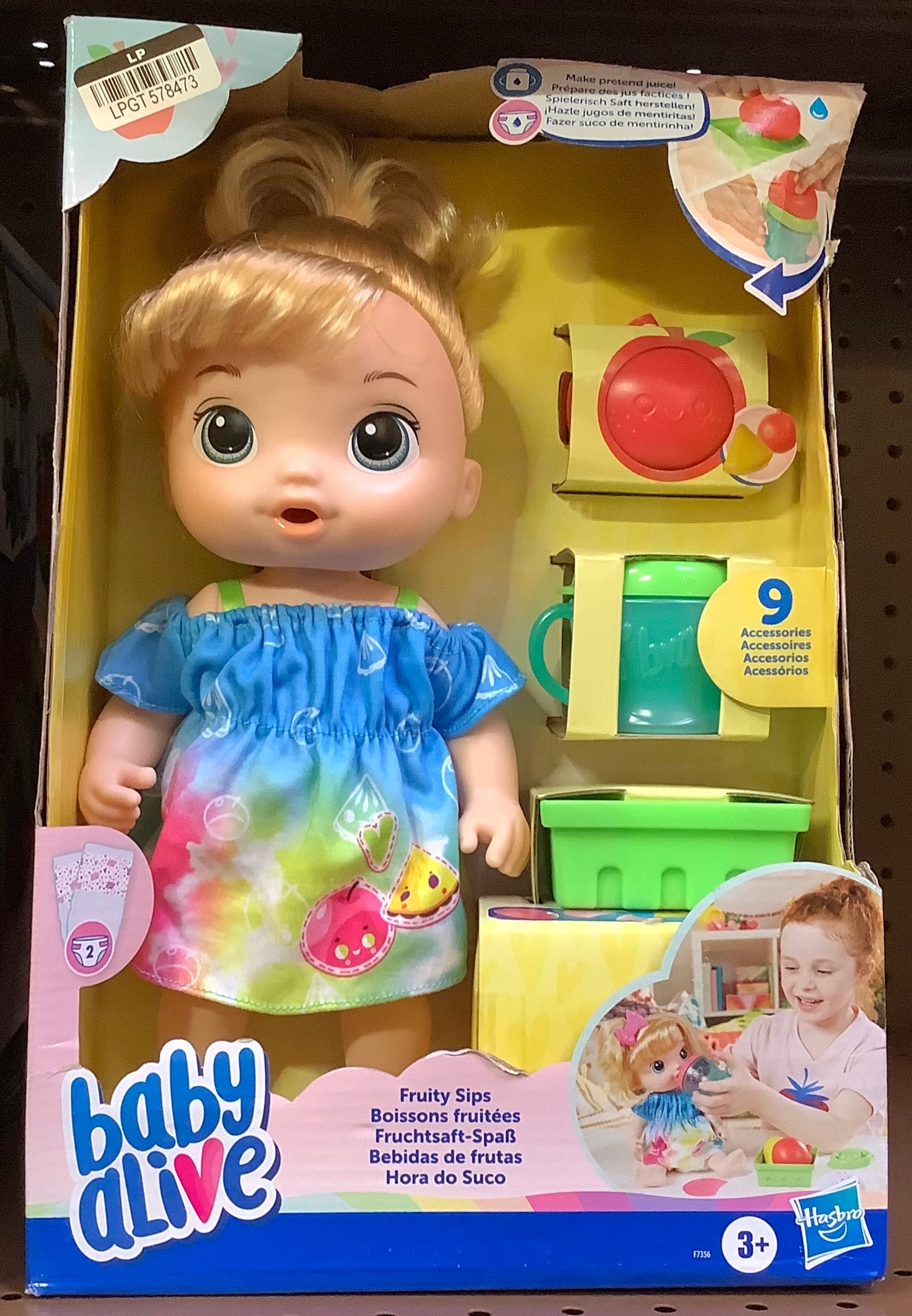 Baby Alive Fruity Sips Baby Doll - Blonde Hair/Blue Eyes – Discount 70 ...