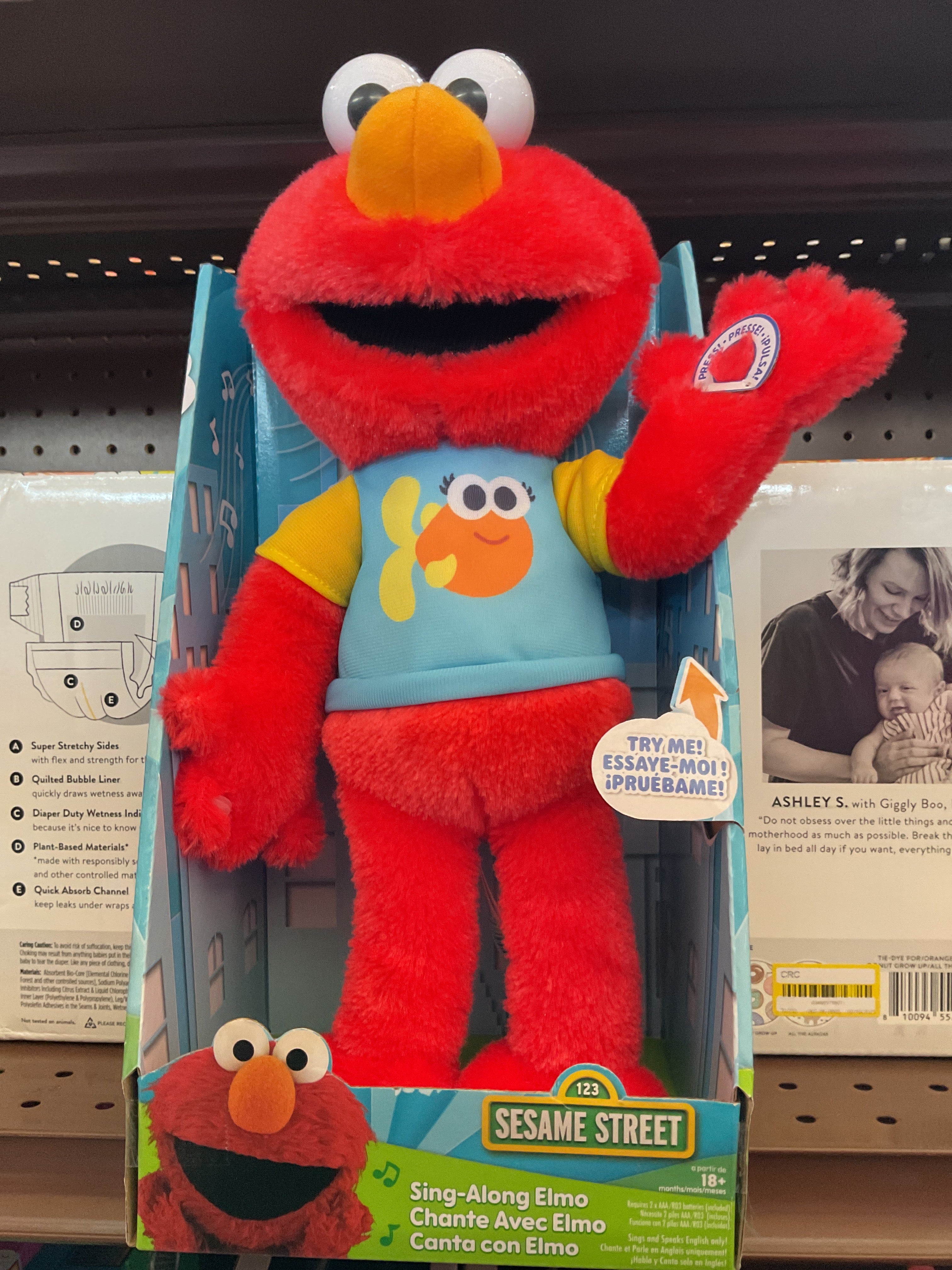 Sesame Street Sing-Along Plush Elmo Baby and Toddler Toys – Discount 70 ...