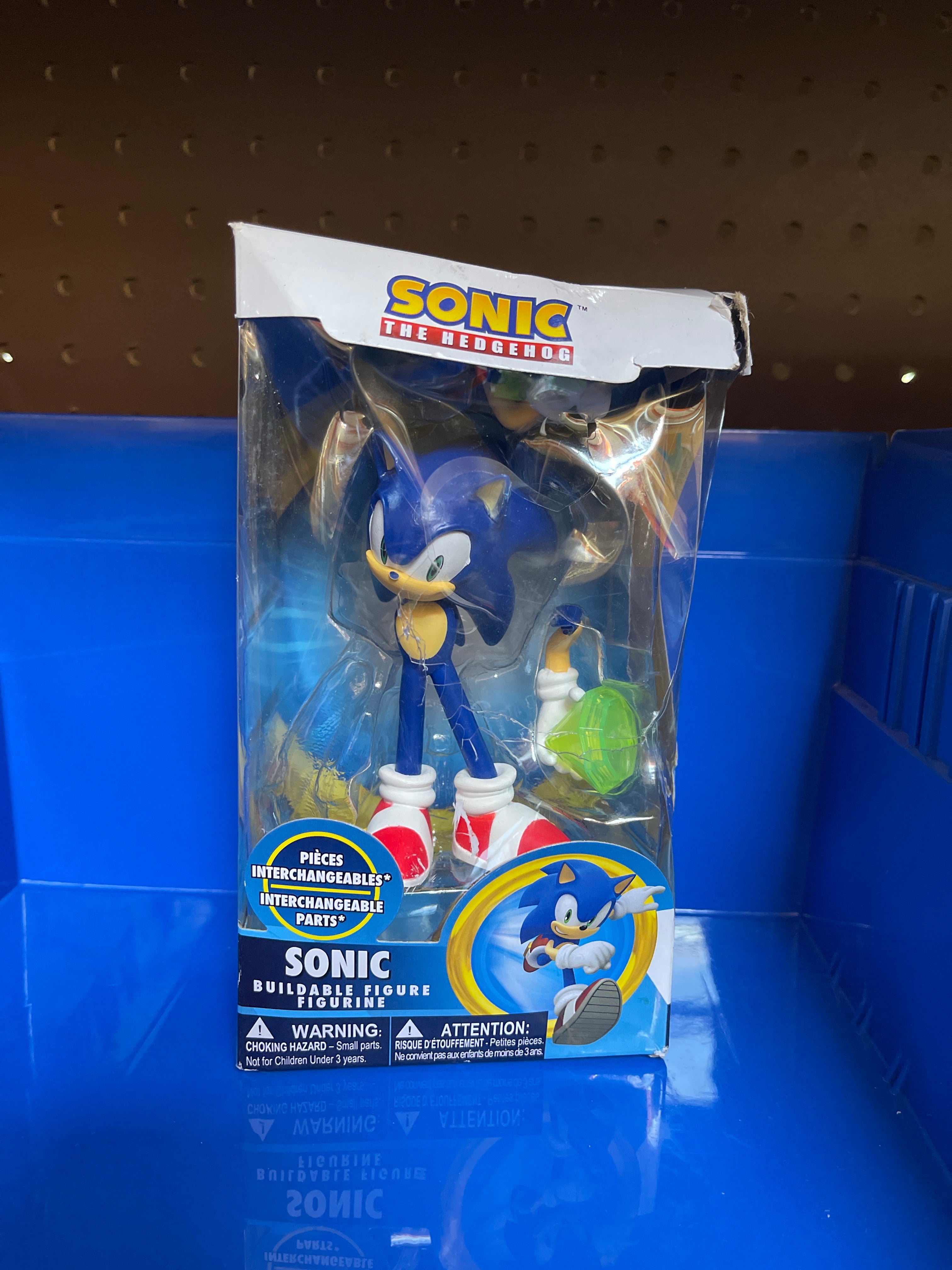 Sonic the Hedgehog Buildable Action Figures (Sonic) DAMAGED PACKAGING ...
