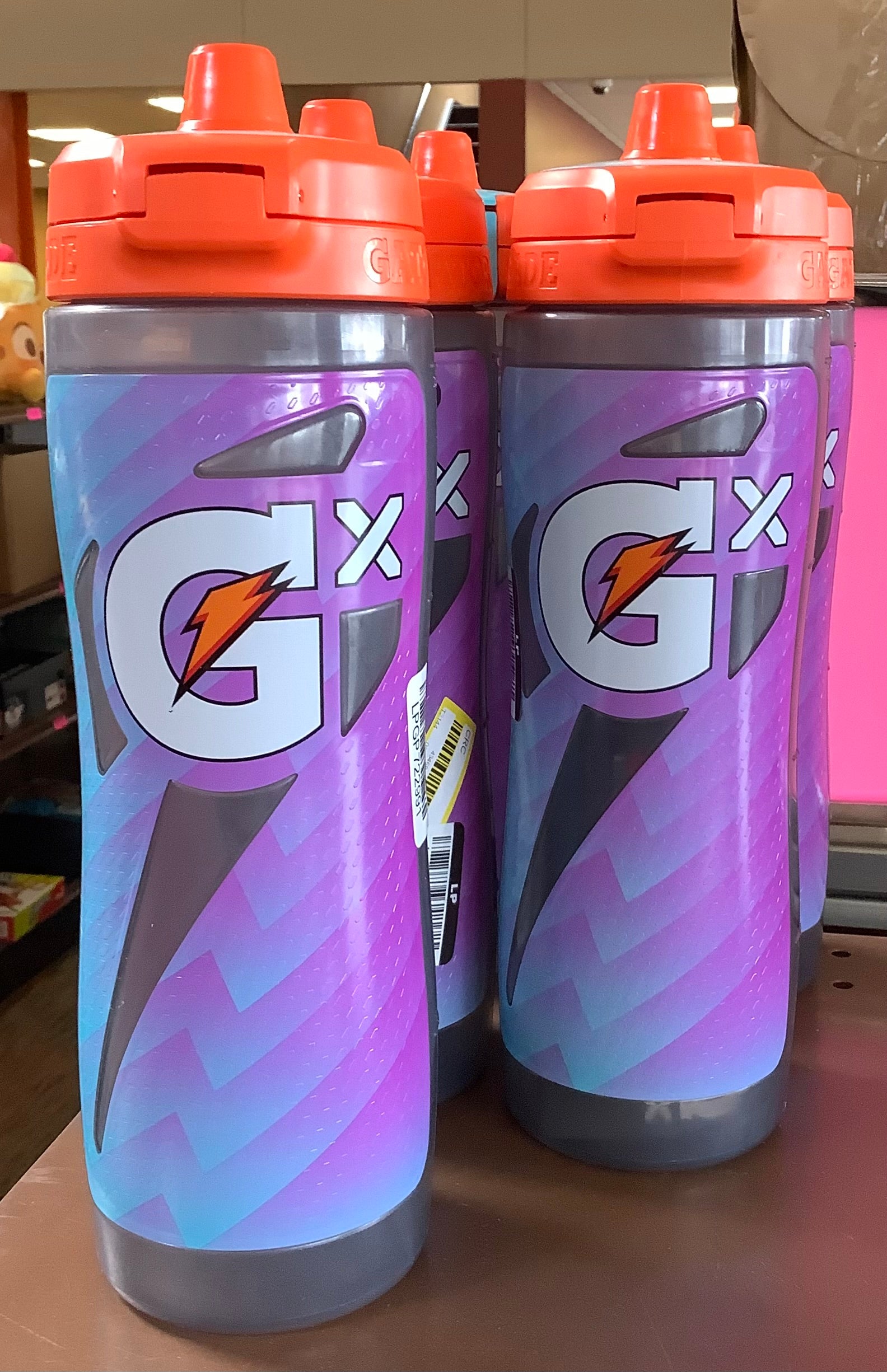 Gatorade GX 30oz Plastic Water Bottle - Neon Blue/Purple – Discount 70 ...