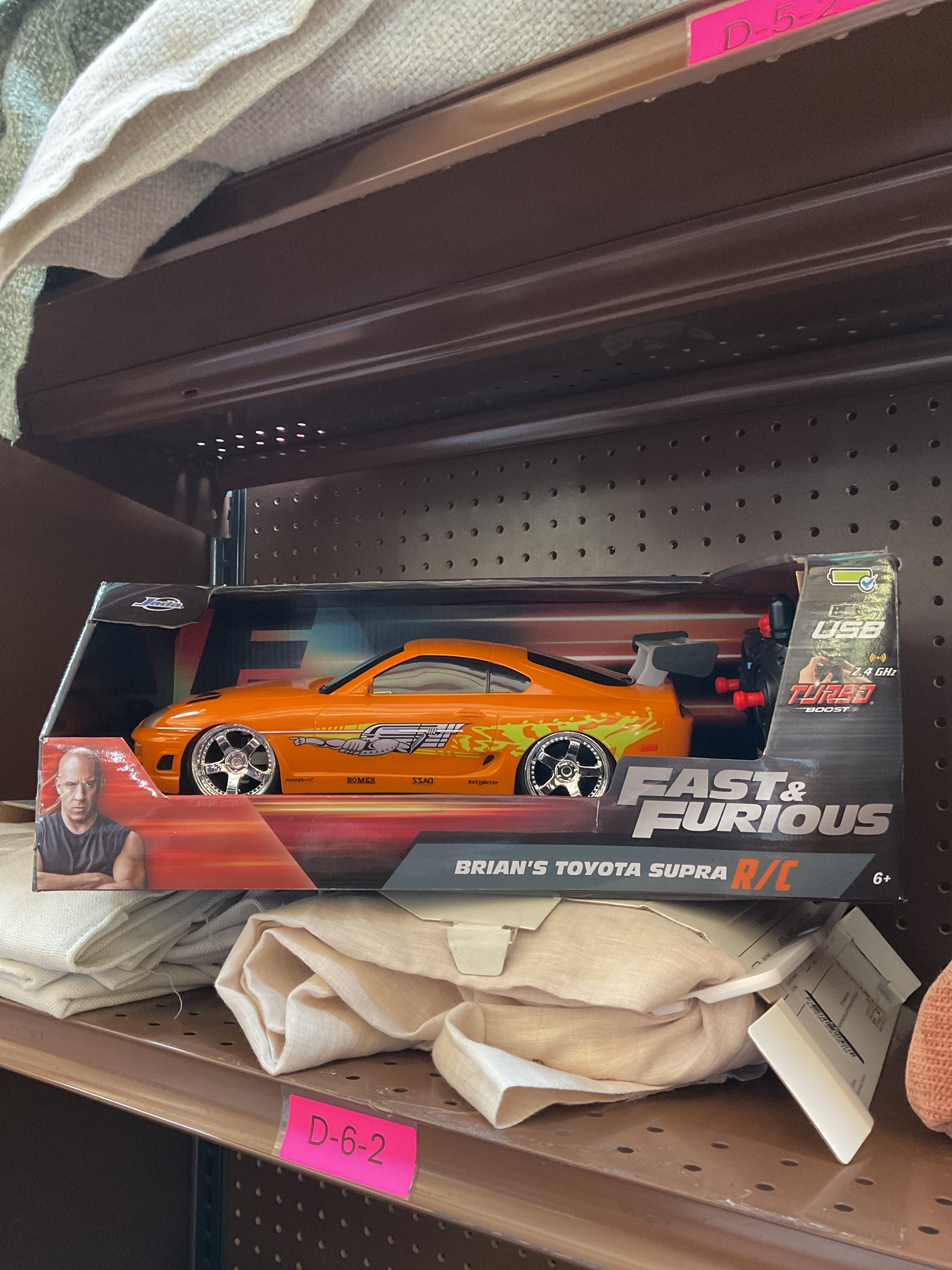Jada Toys Fast & Furious 1995 Toyota Supra 1:24 Remote Control Car ...