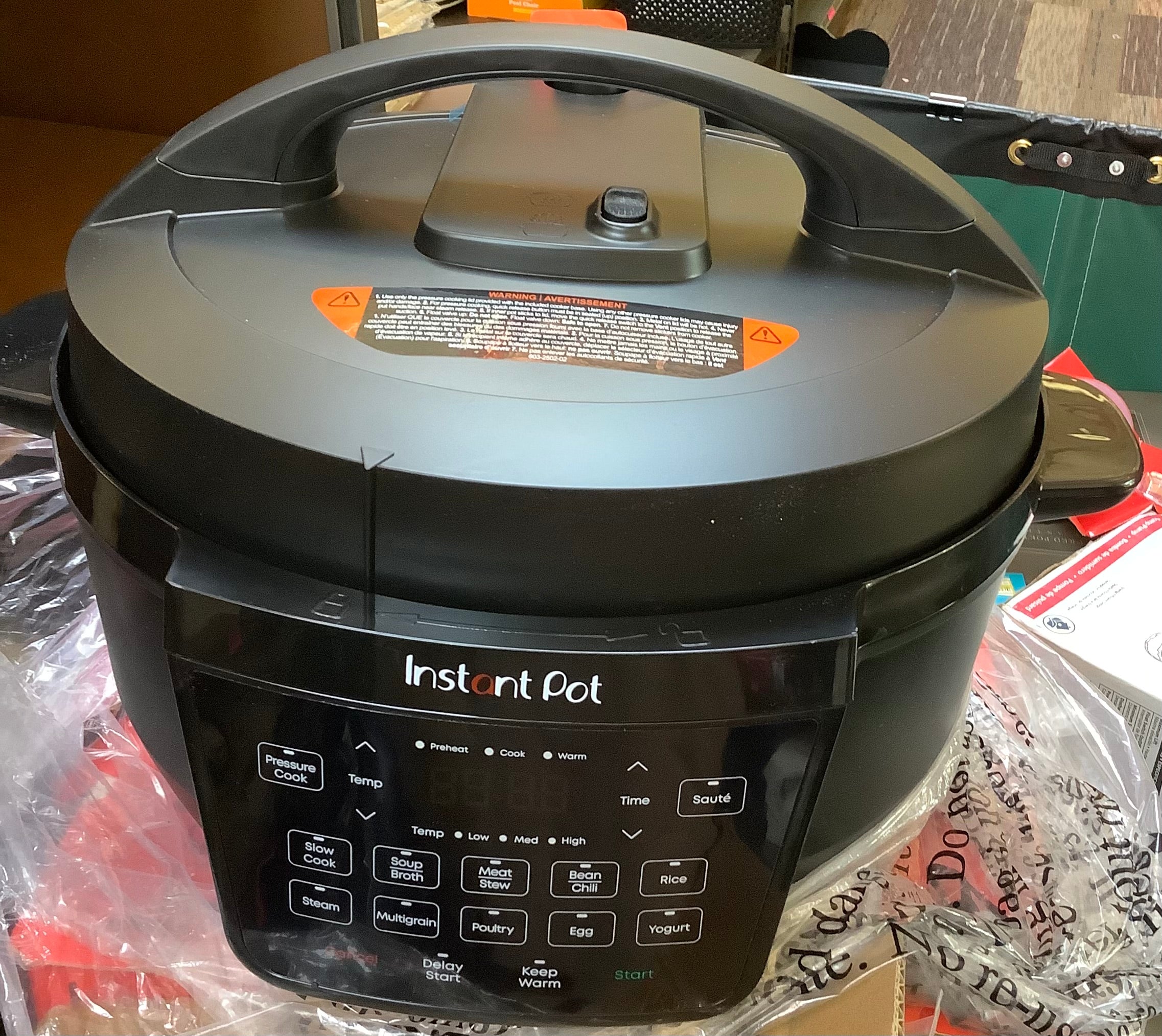 Instant Pot RIO WIDE 7.5qt 7-in-1 Electric Pressure Cooker & Multi-Coo ...