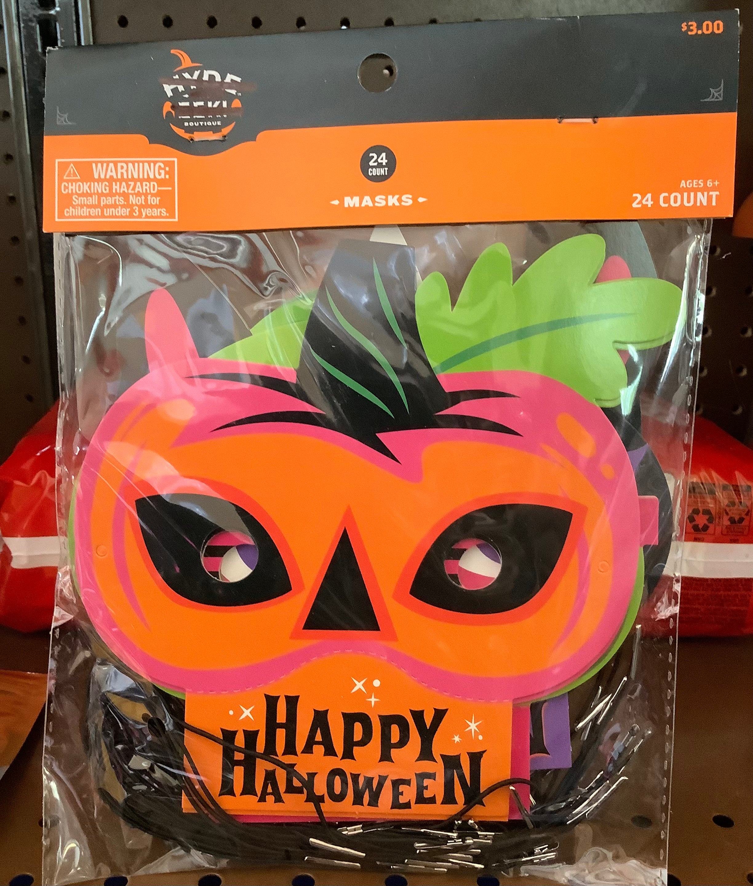 24-COUNT HALLOWEEN MASKS – Discount 70 Online
