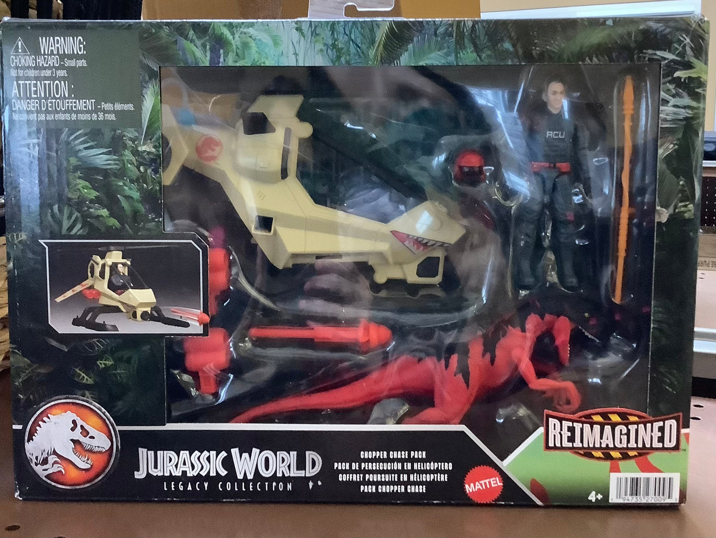 Jurassic World Legacy Collection Reimagined Chopper Chase Pack ...