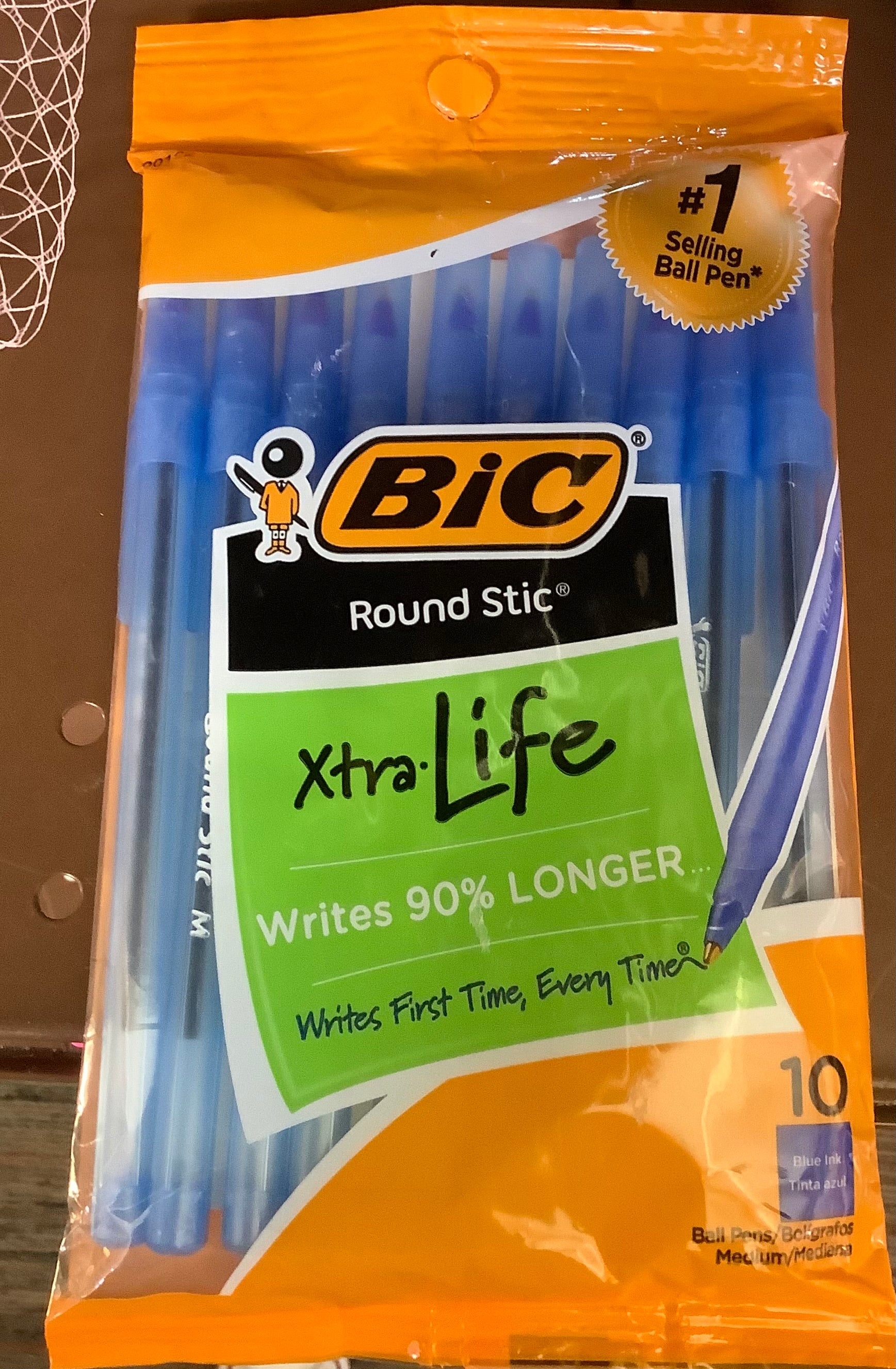 BIC Xtra Life Ballpoint Pens, Medium Tip, 10ct - Blue: School Supplies ...
