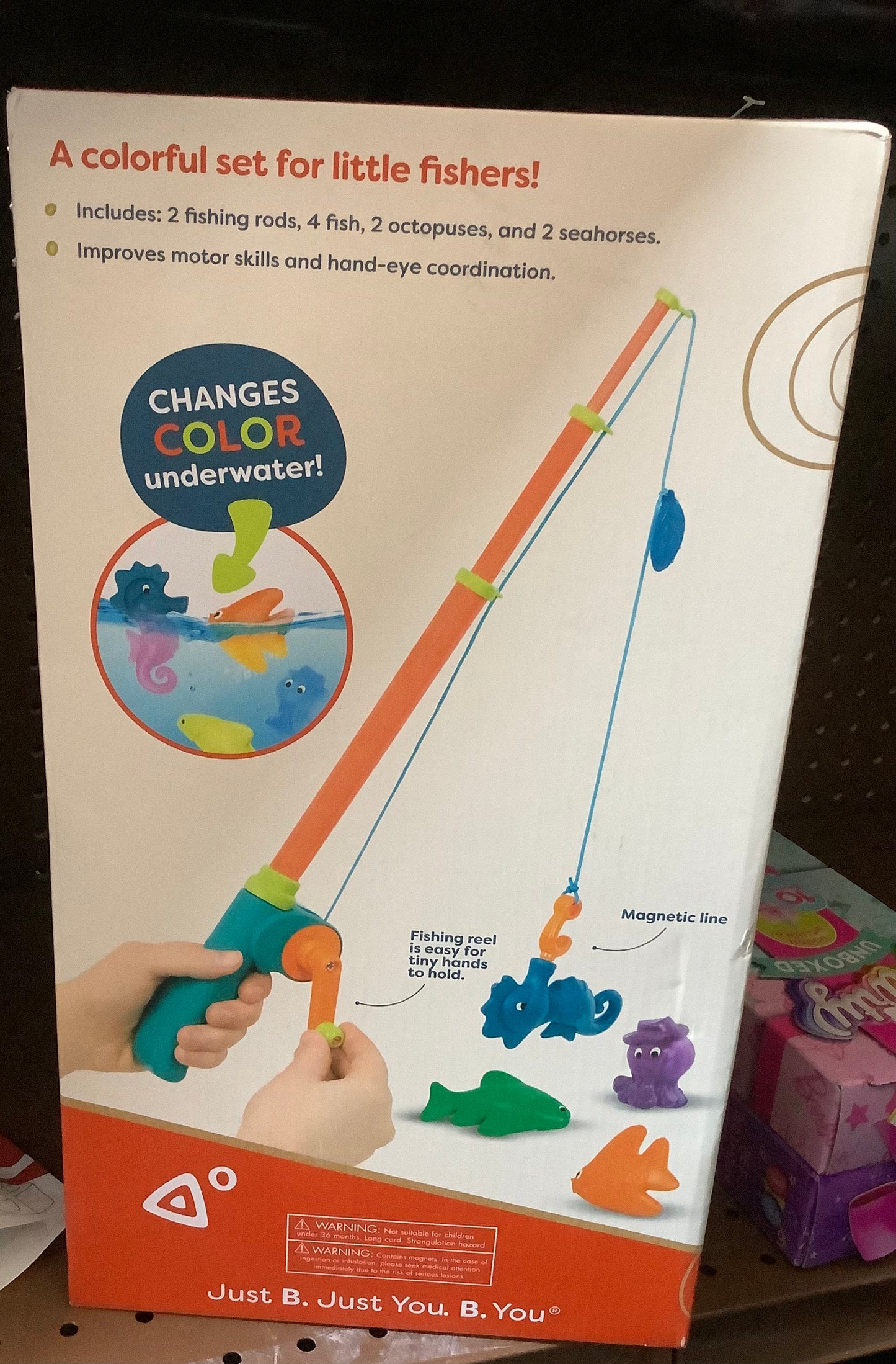 B. toys - Color-Changing Fishing Set - Little Fisher's Kit: Pretend Ac ...
