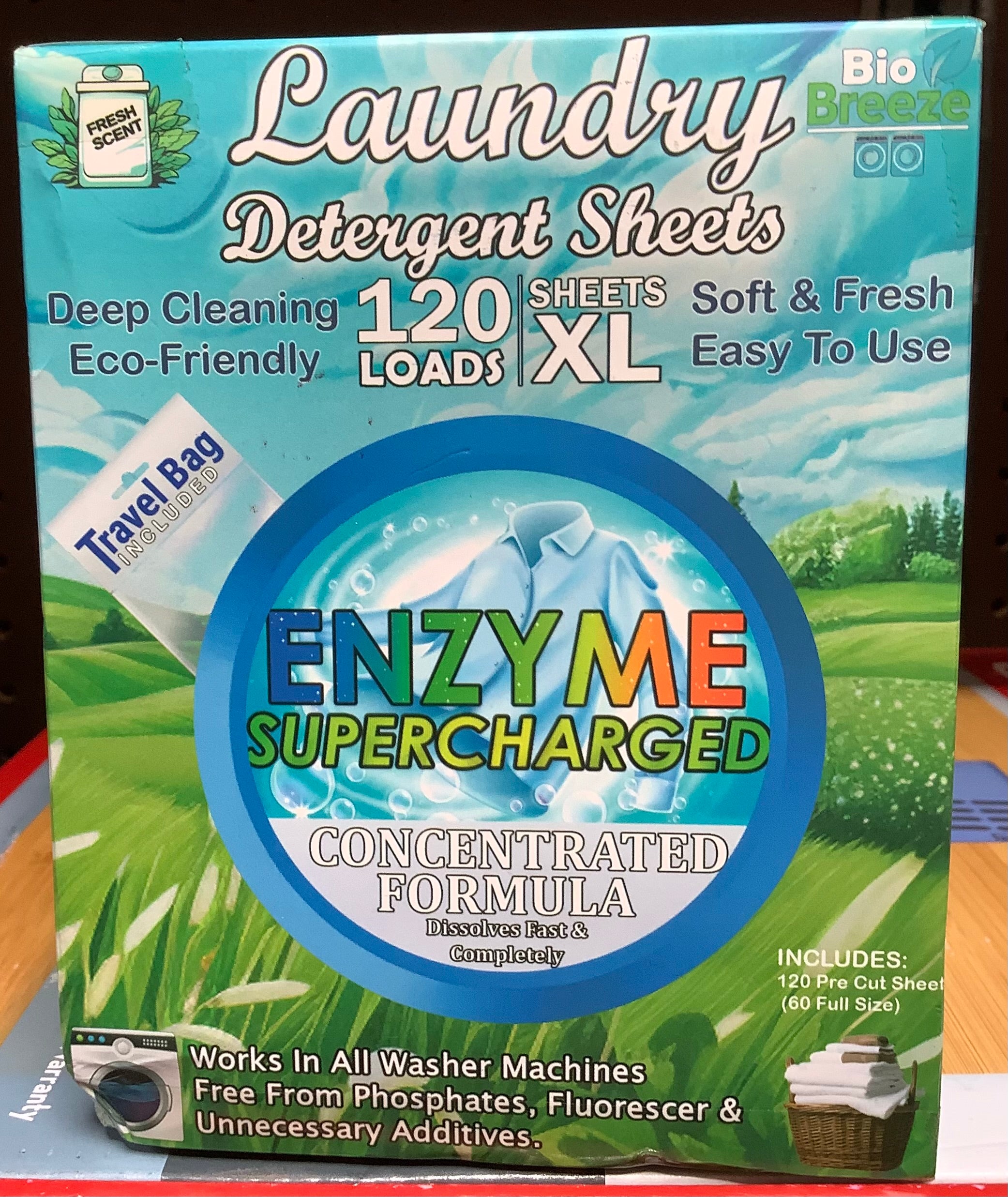 5 Star Super Deals Laundry Detergent Sheets (120 Loads) Liquidless, Ec ...