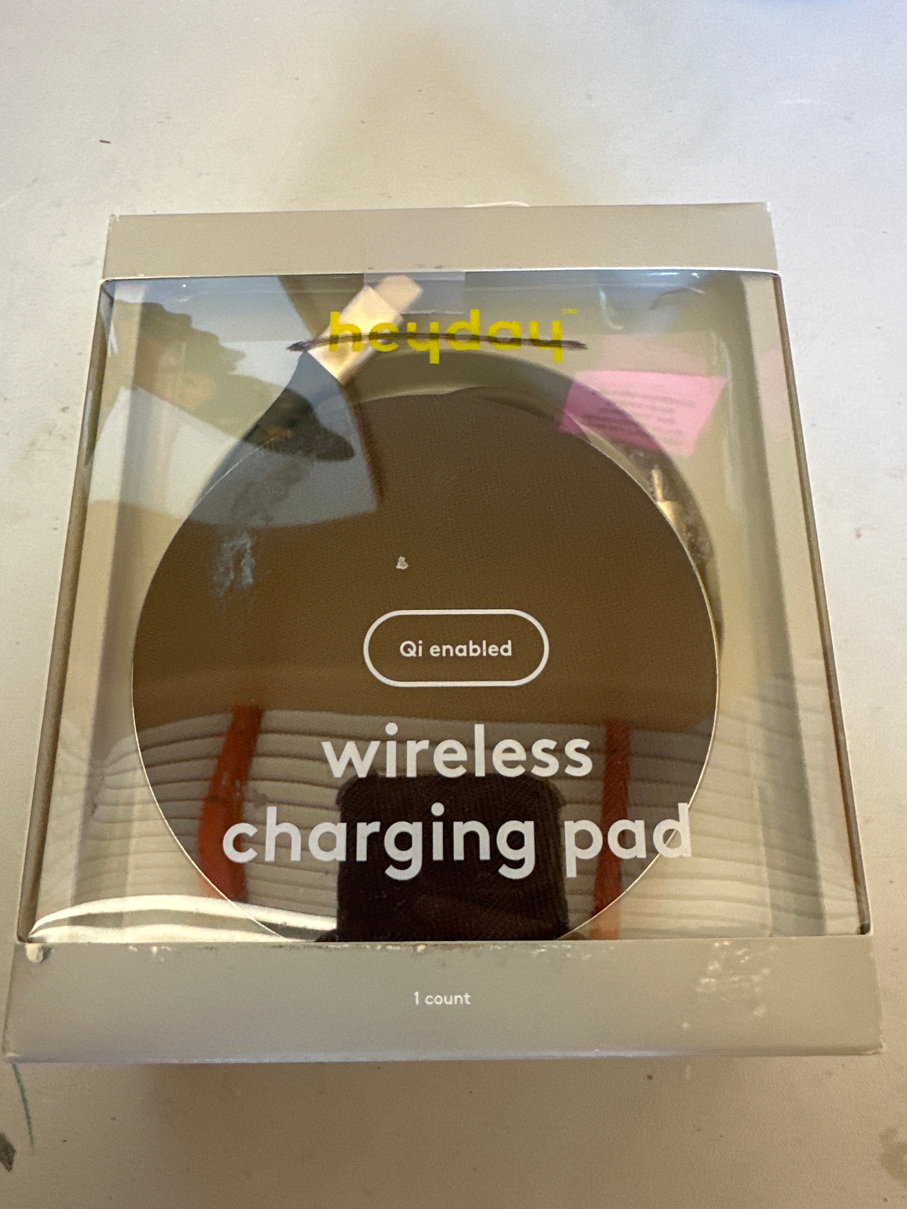 CLEARANCE- FINAL SALE- Qi Wireless 15W Charging Puck - Dark Oak ...