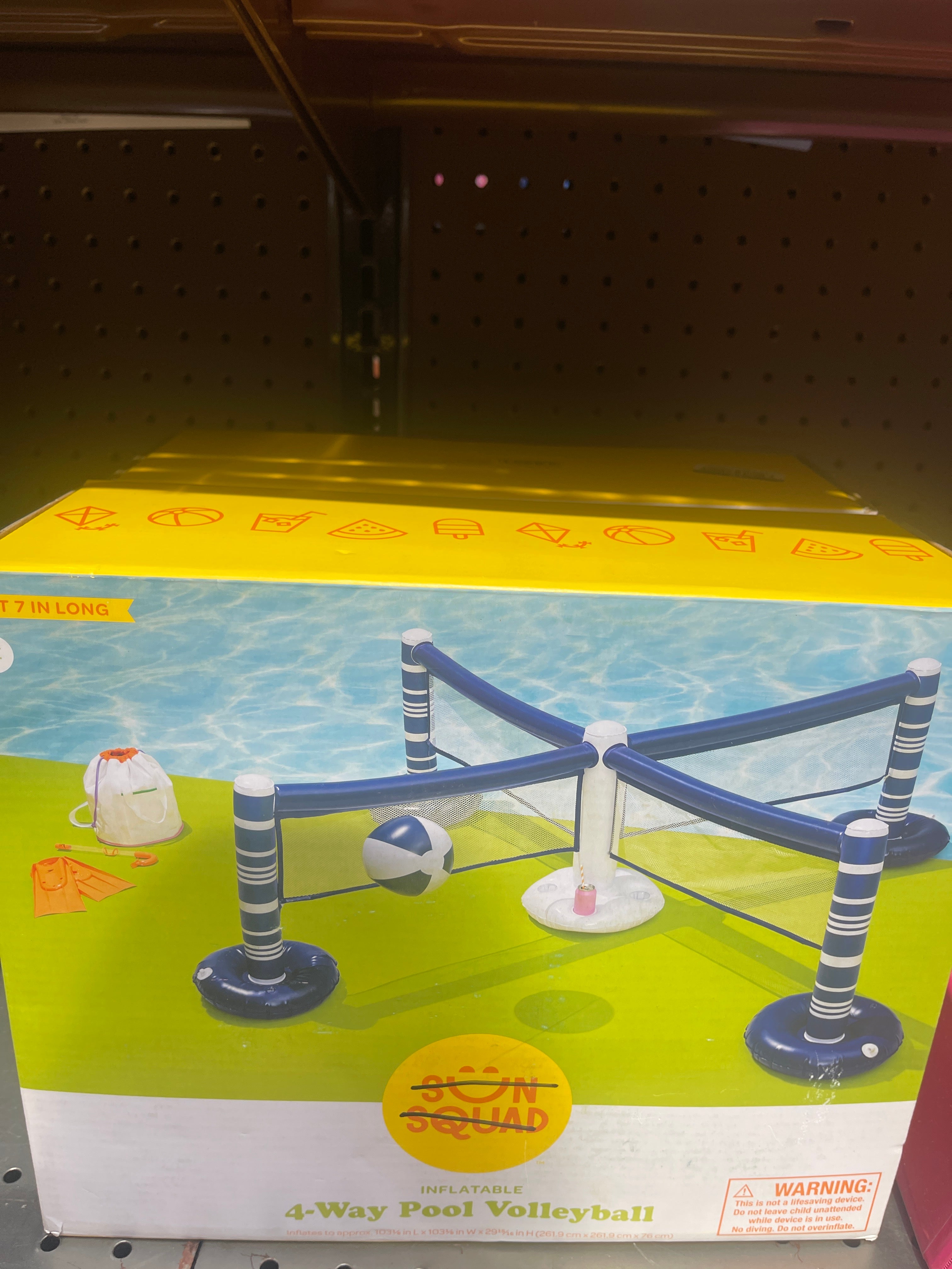 CLEARANCE- FINAL SALE- Inflatable 4-Way Pool Volleyball Set – Discount ...