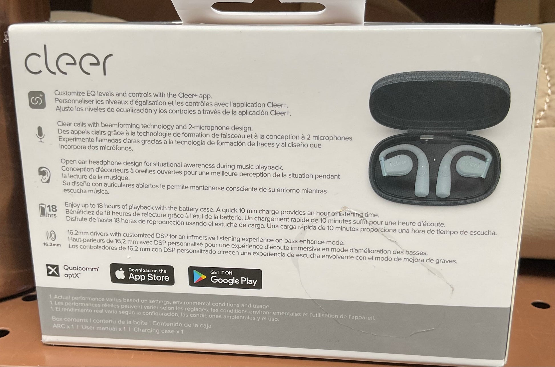 Cleer Audio ARC Open Ear Wireless Earhook Earbuds - TWS, Bluetooth 5.0 – Discount 70 Online