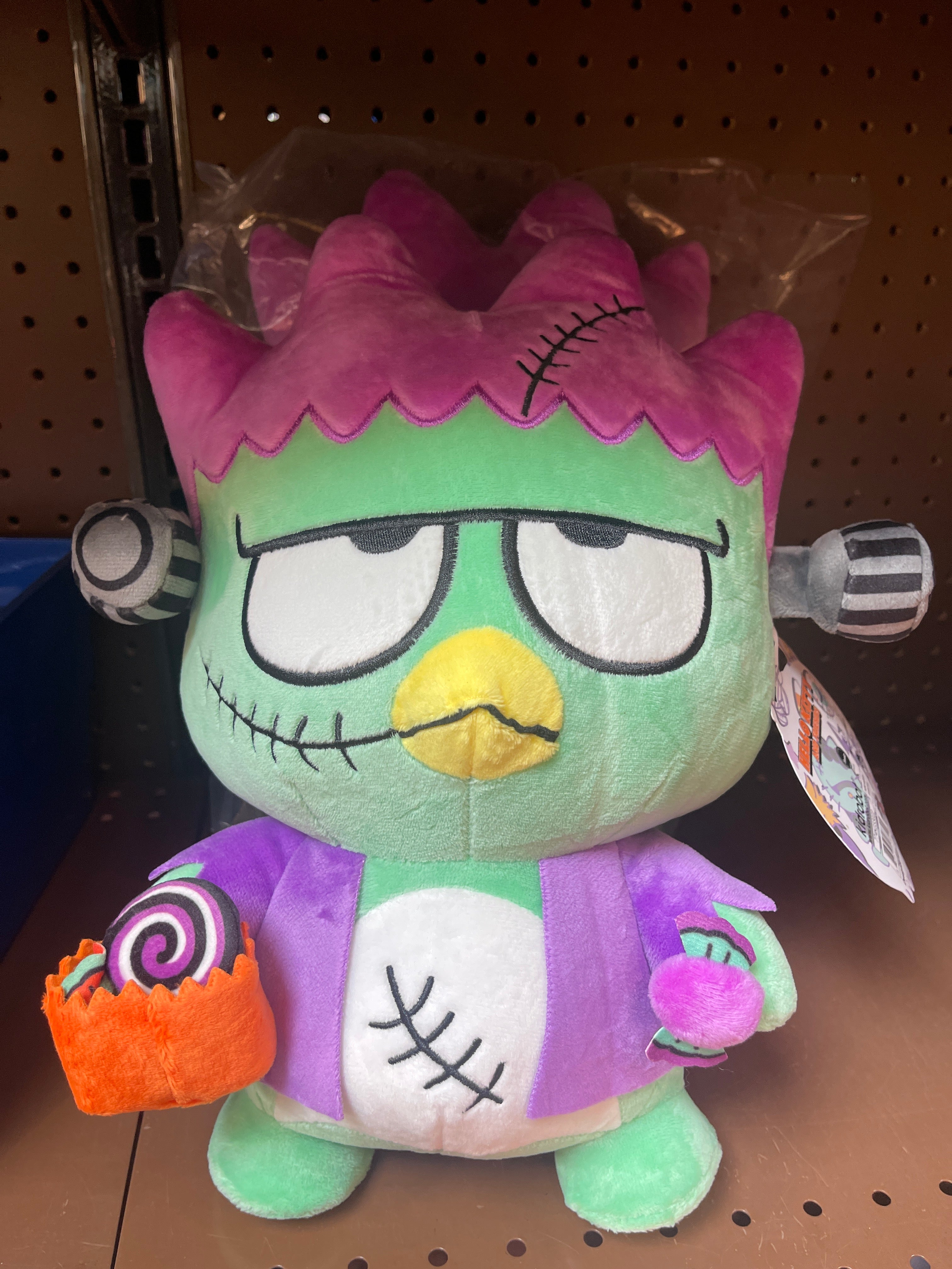 Kidrobot Hello Kitty and Friends Badtz-Maru Frankenstein 13 inch Plush ...
