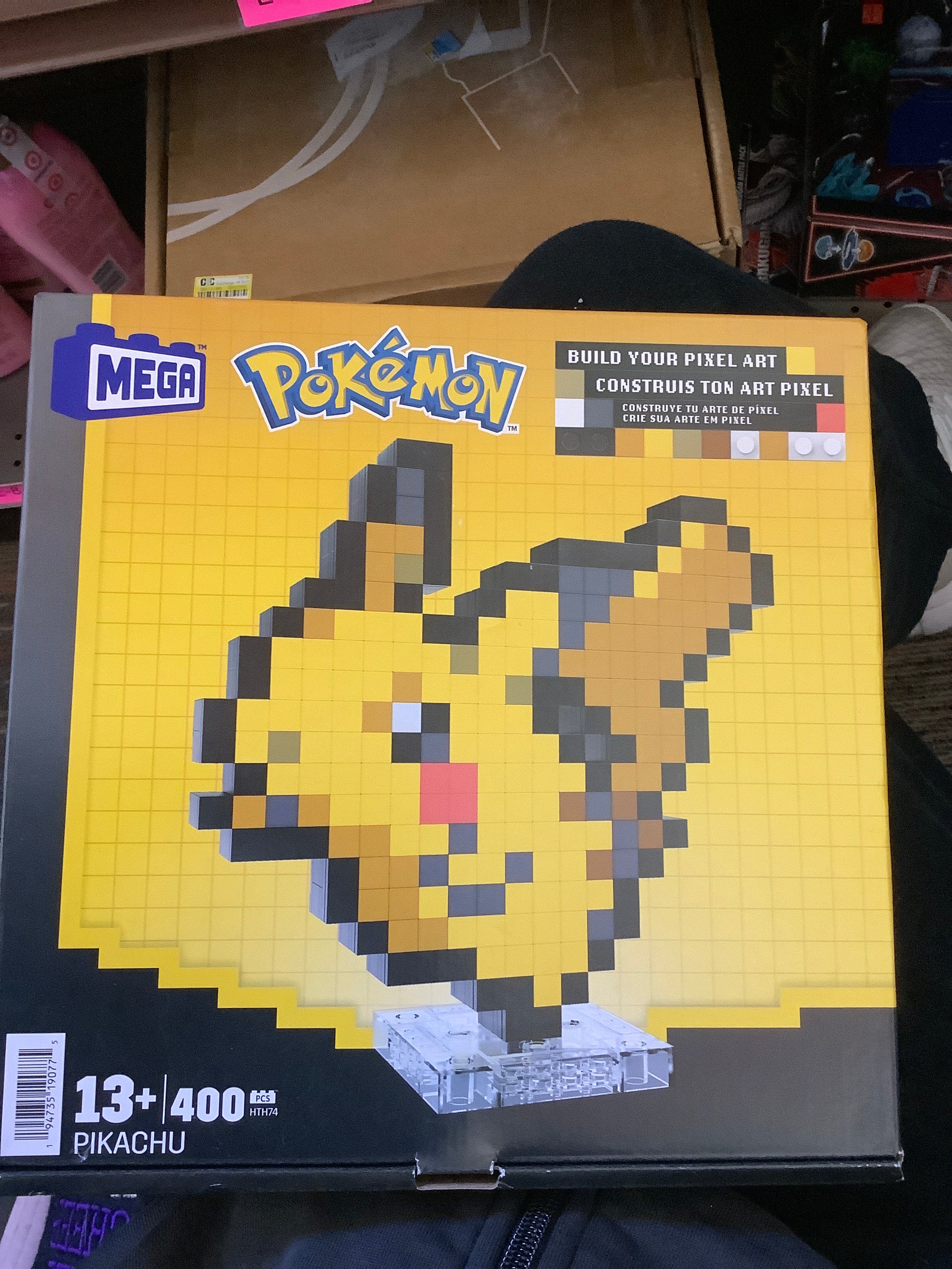 MEGA Pokémon Pikachu Building Toy Kit (400 Pieces) Retro Set for Colle ...
