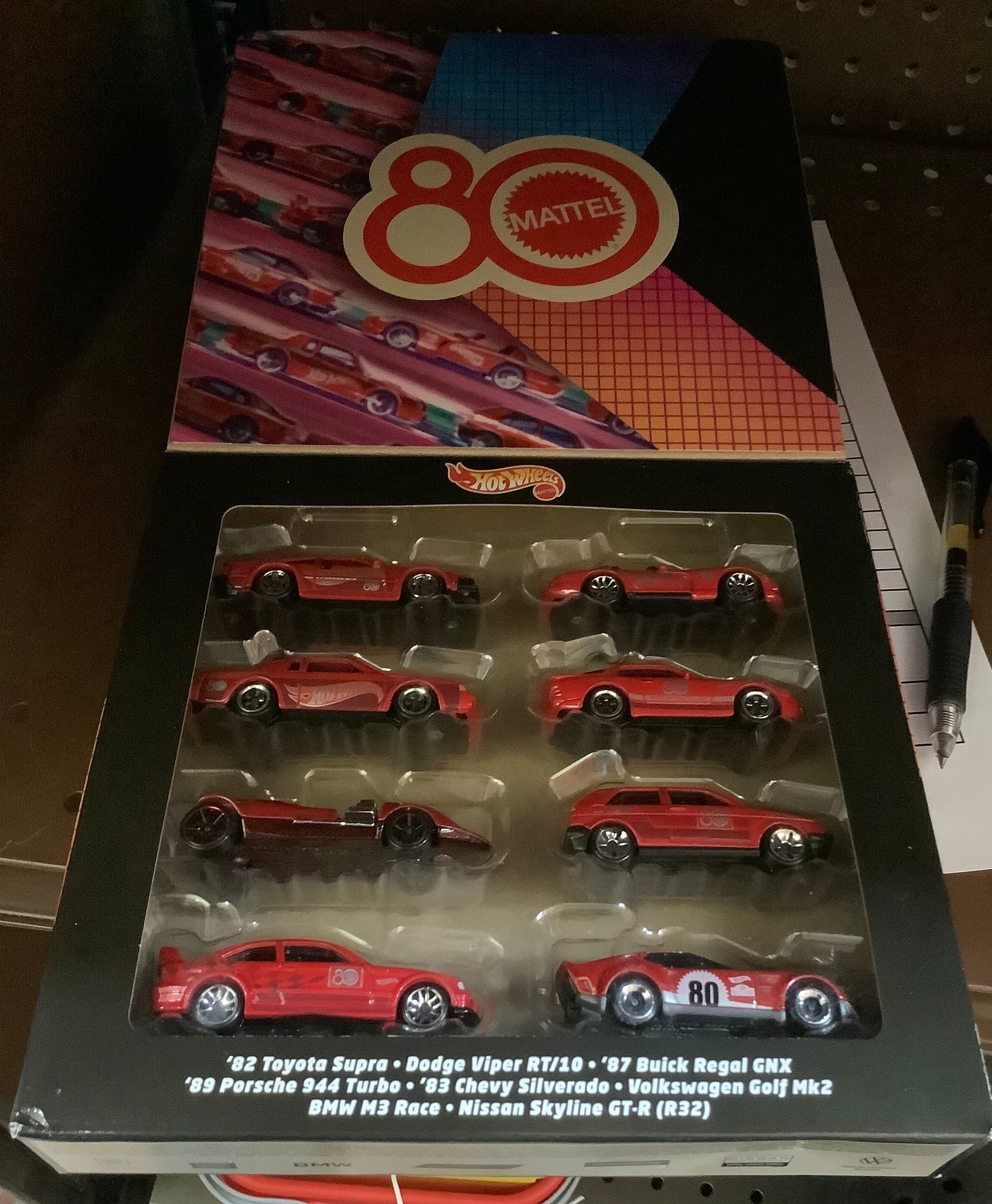 Hot Wheels Mattel 80th Toy Vehicle - 8pk – Discount 70 Online