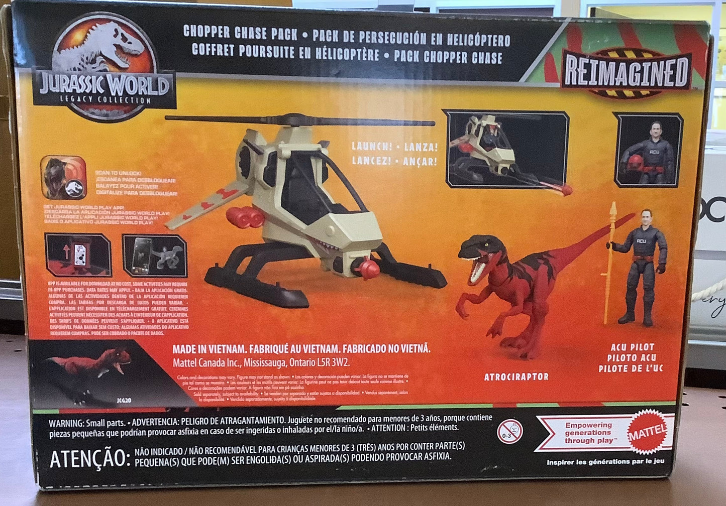 Jurassic World Legacy Collection Reimagined Chopper Chase Pack ...