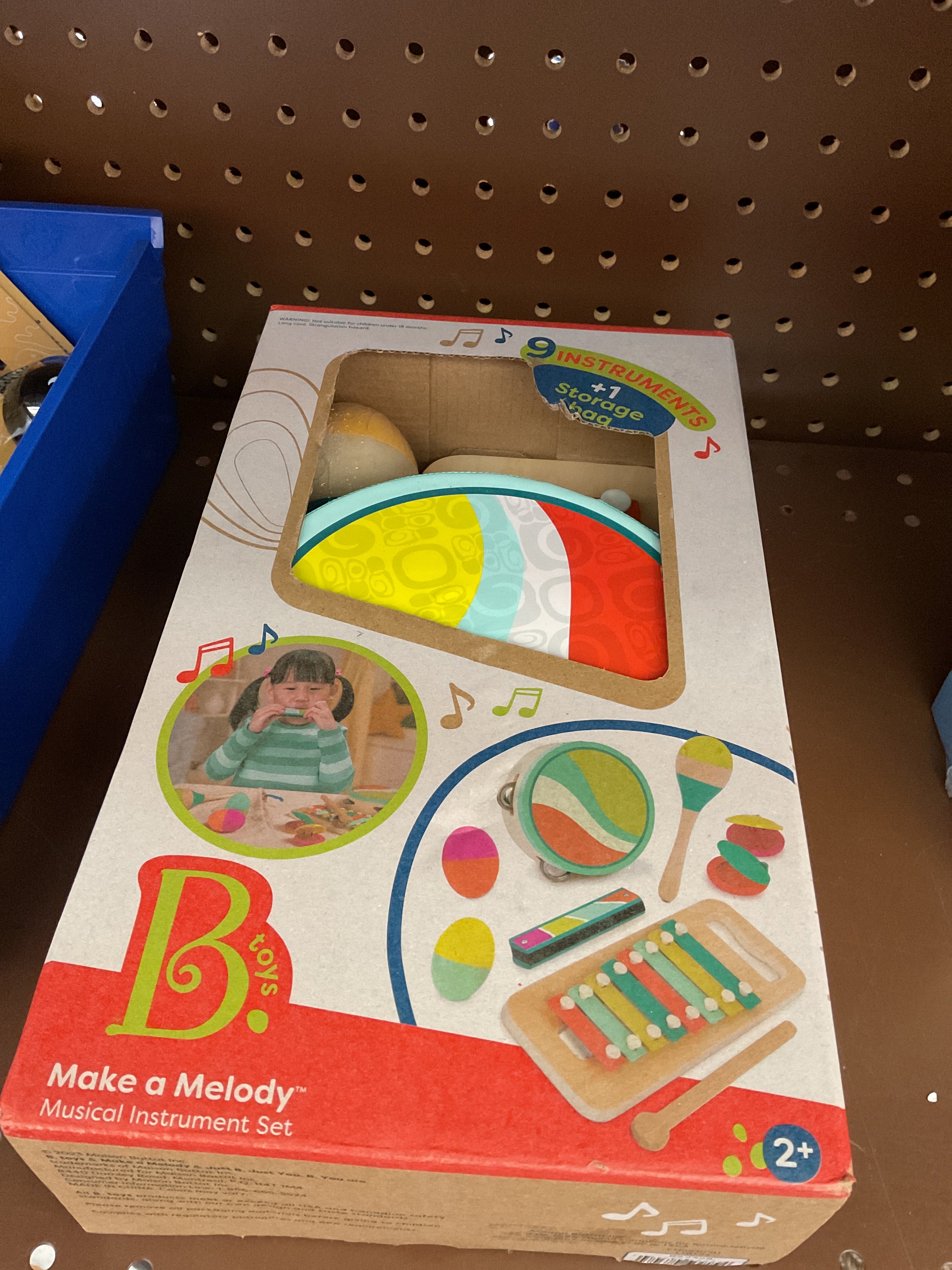 B. toys Make a Melody 9pc Wooden Musical Instruments - Xylophone ...
