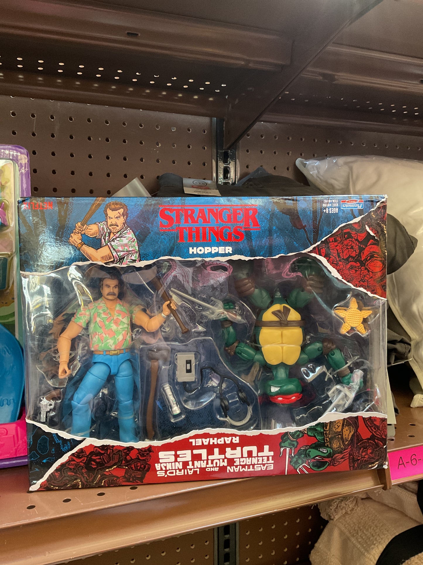 BANDAI 2 Pack Teenage Mutant Ninja Turtles Raphael Vs Stranger Things ...