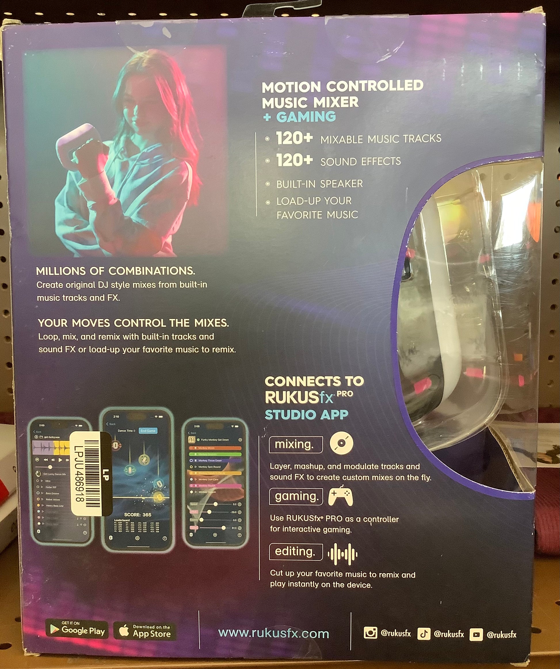 RUKUSf Pro Motion Controlled Music Mixer Plus Gaming: Just Play, Creat ...