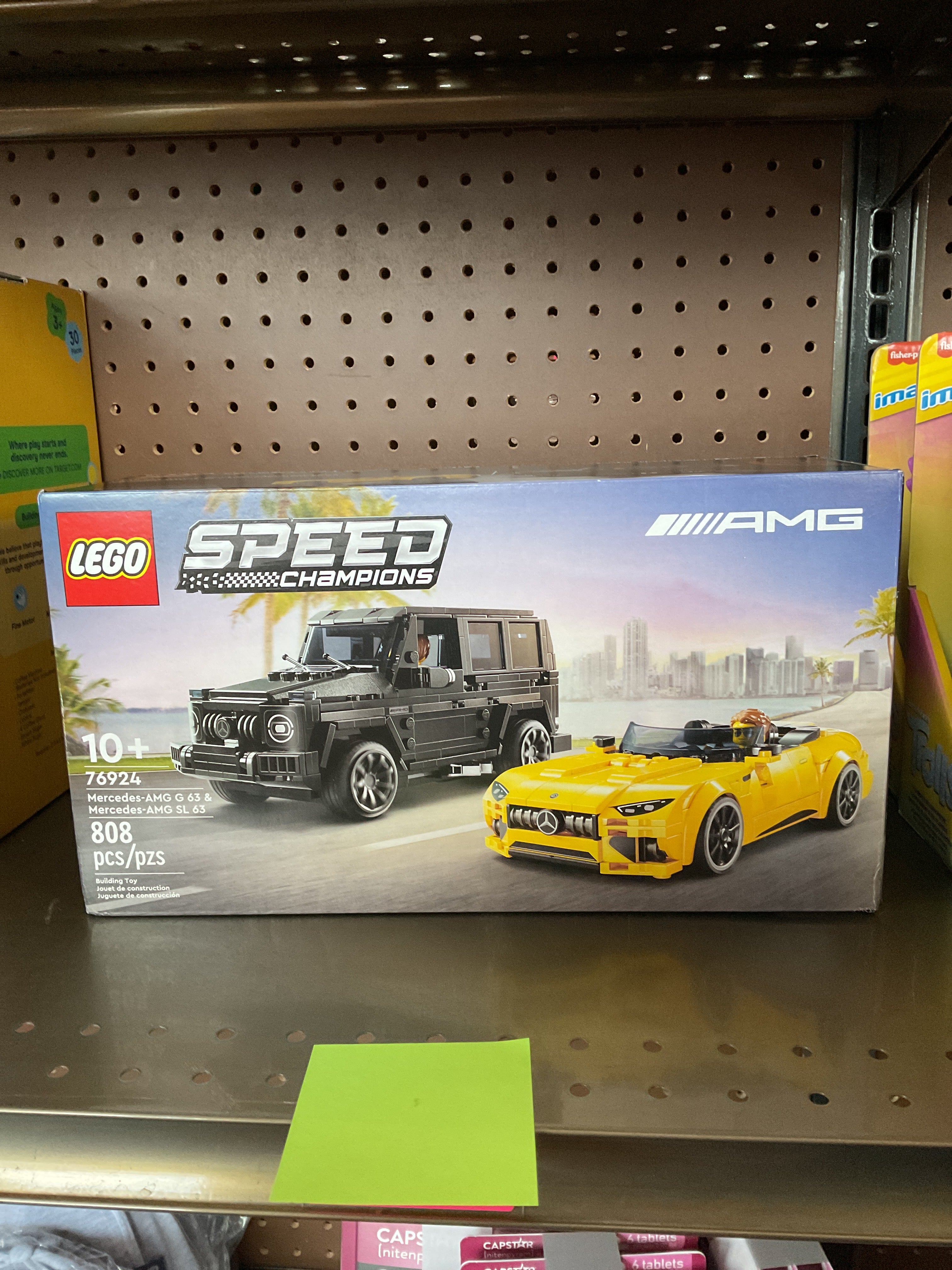 LEGO Speed Champions Mercedes-AMG G 63 & Mercedes- AMG SL 63 F1 Toy Ca ...