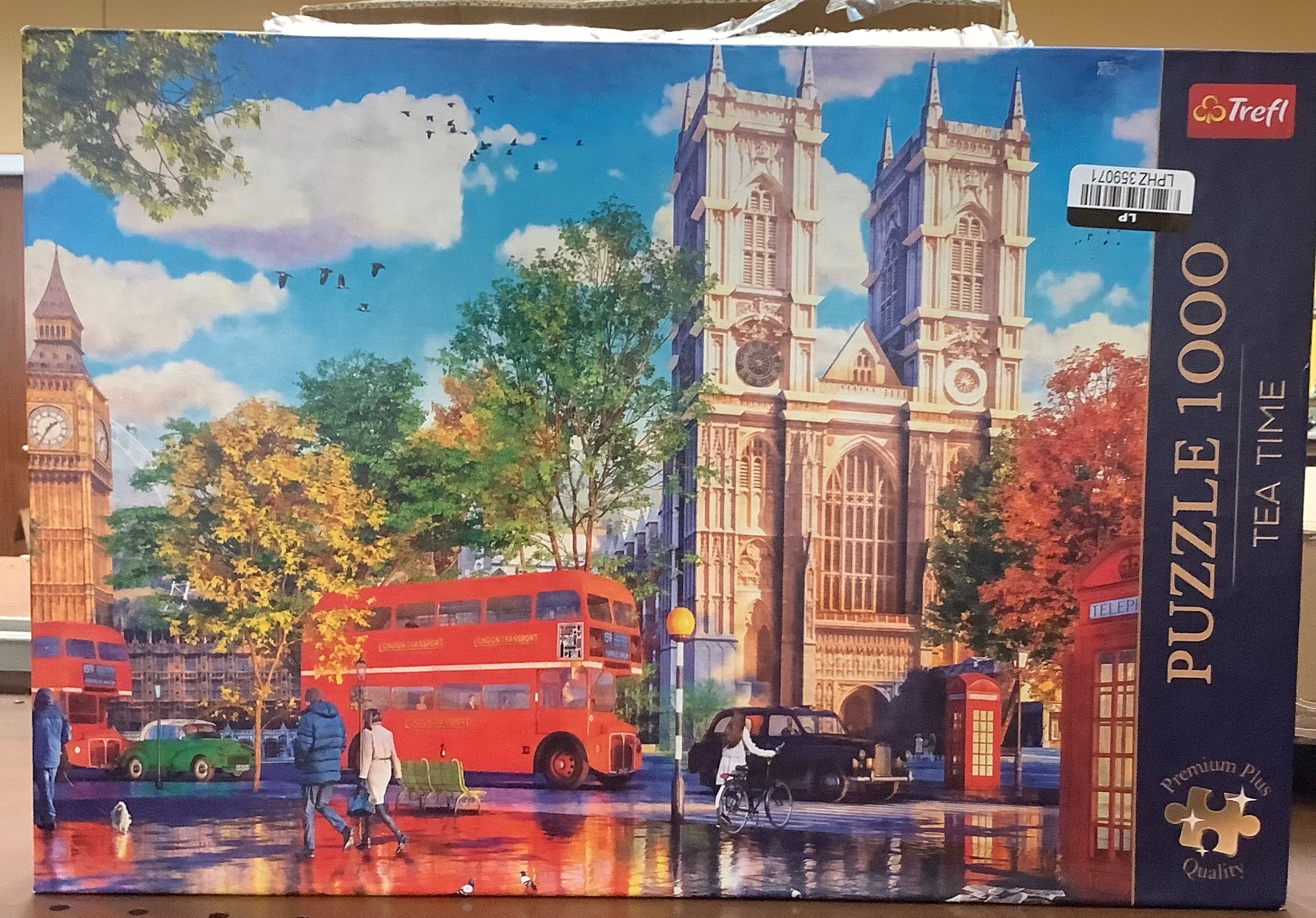 Trefl Premium Plus A View of London Jigsaw Puzzle - 1000pc: Creative T ...