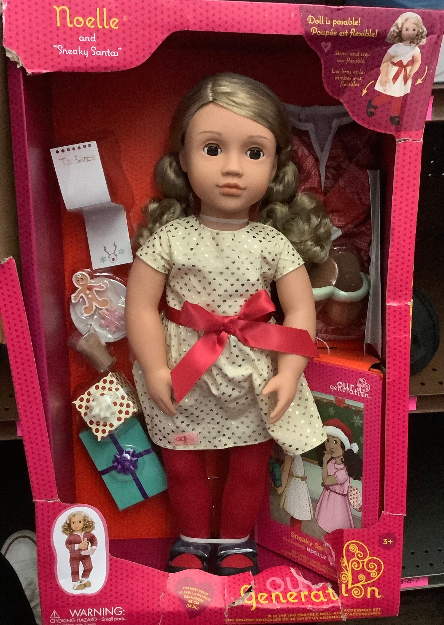Our Generation Deluxe Christmas Doll with Book - Noelle – Discount 70 ...