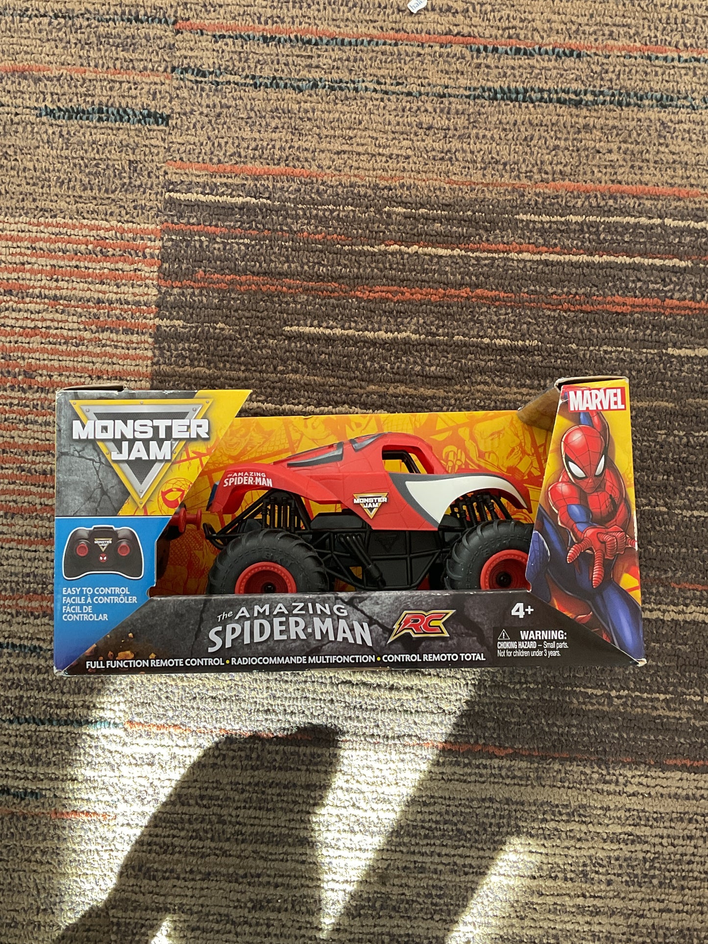 Monster Jam Marvel The Amazing Spider-Man RC Monster Truck – Discount ...
