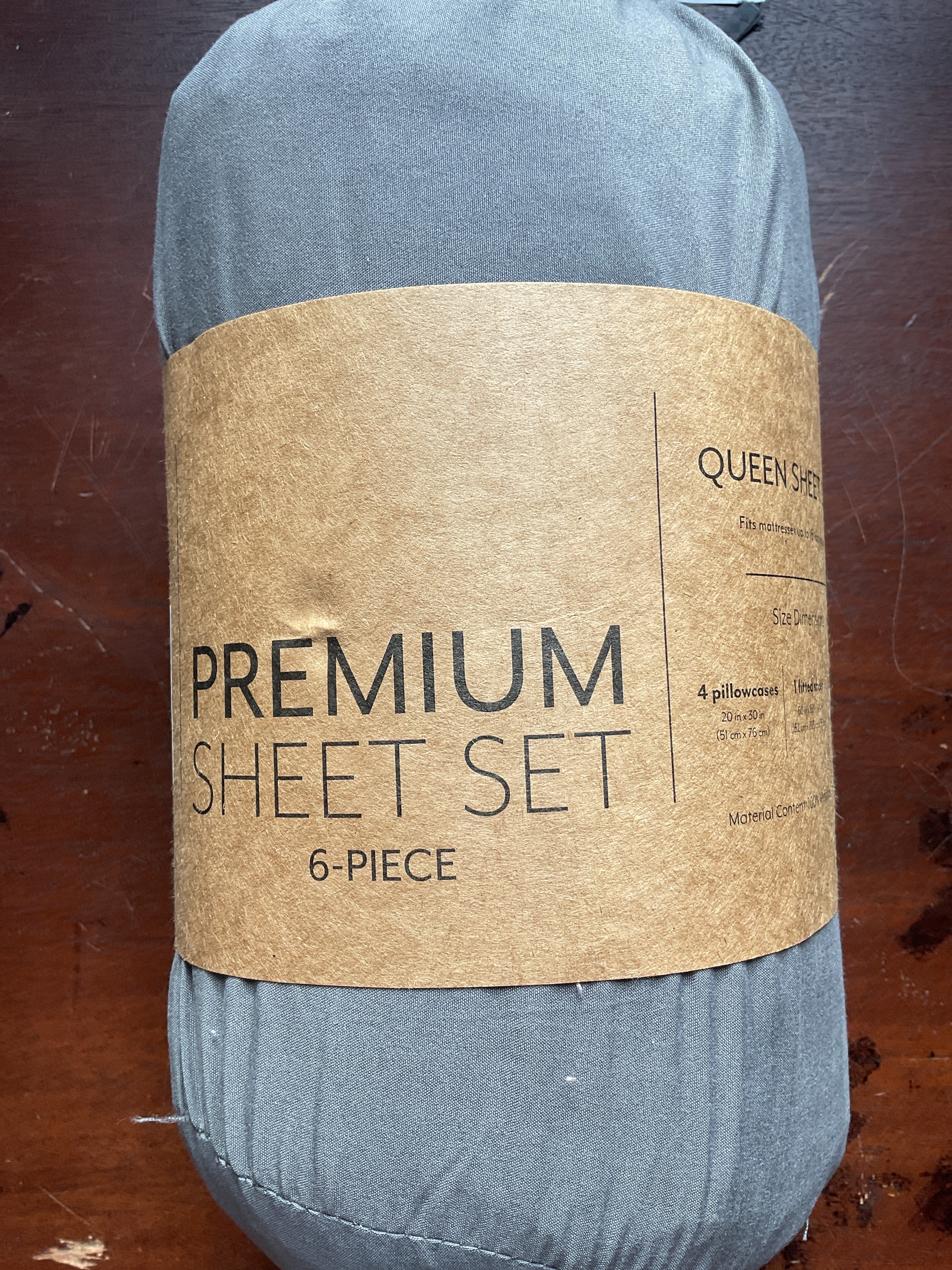 Premium Queen Sheet Set 6-Piece - Grey – Discount 70 Online
